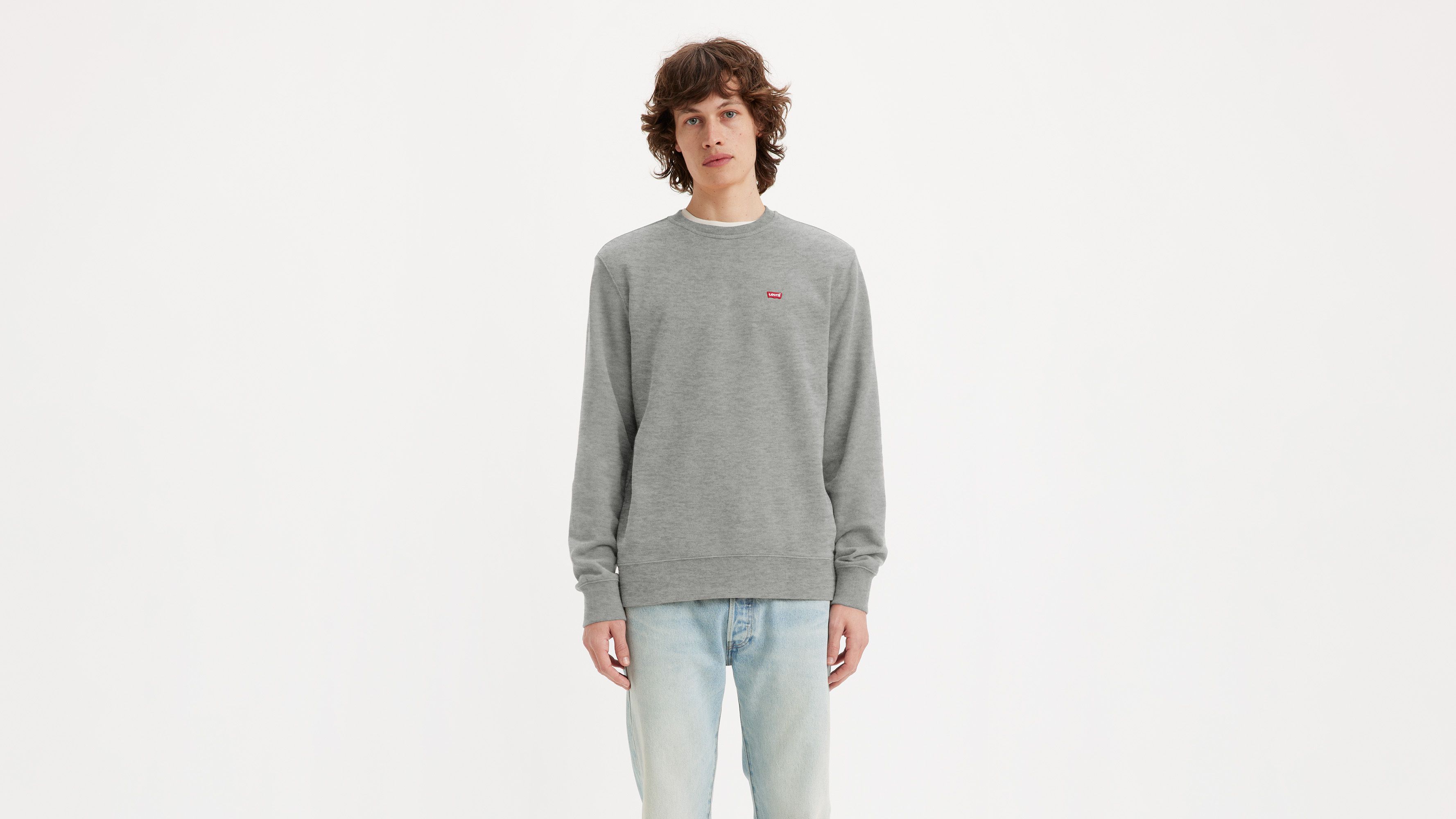 Classic Housemark Crewneck Sweatshirt - Grå | Levi's® DK