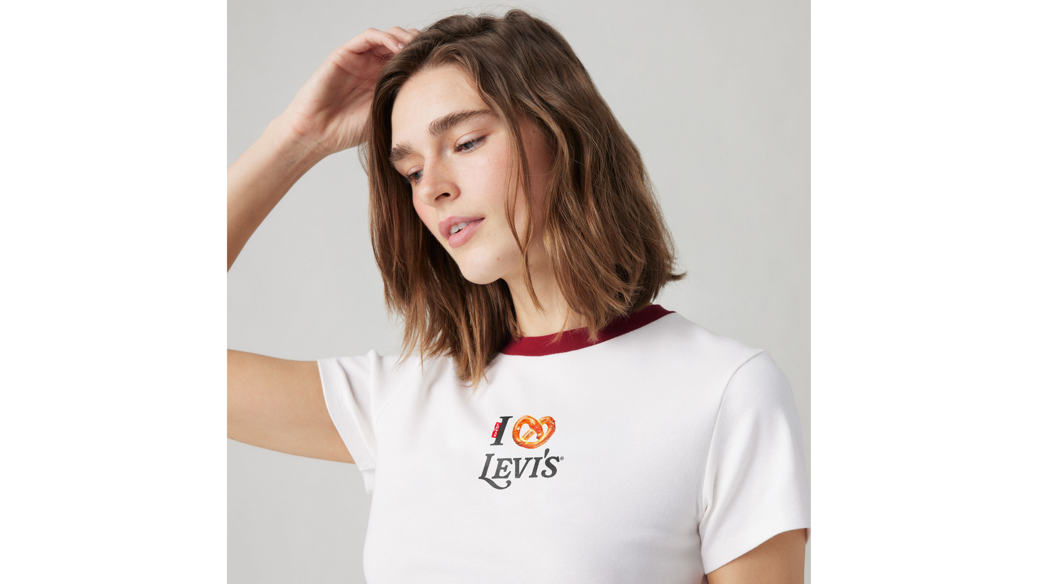 Graphic Mini Ringer Tee - White | Levi's® GB