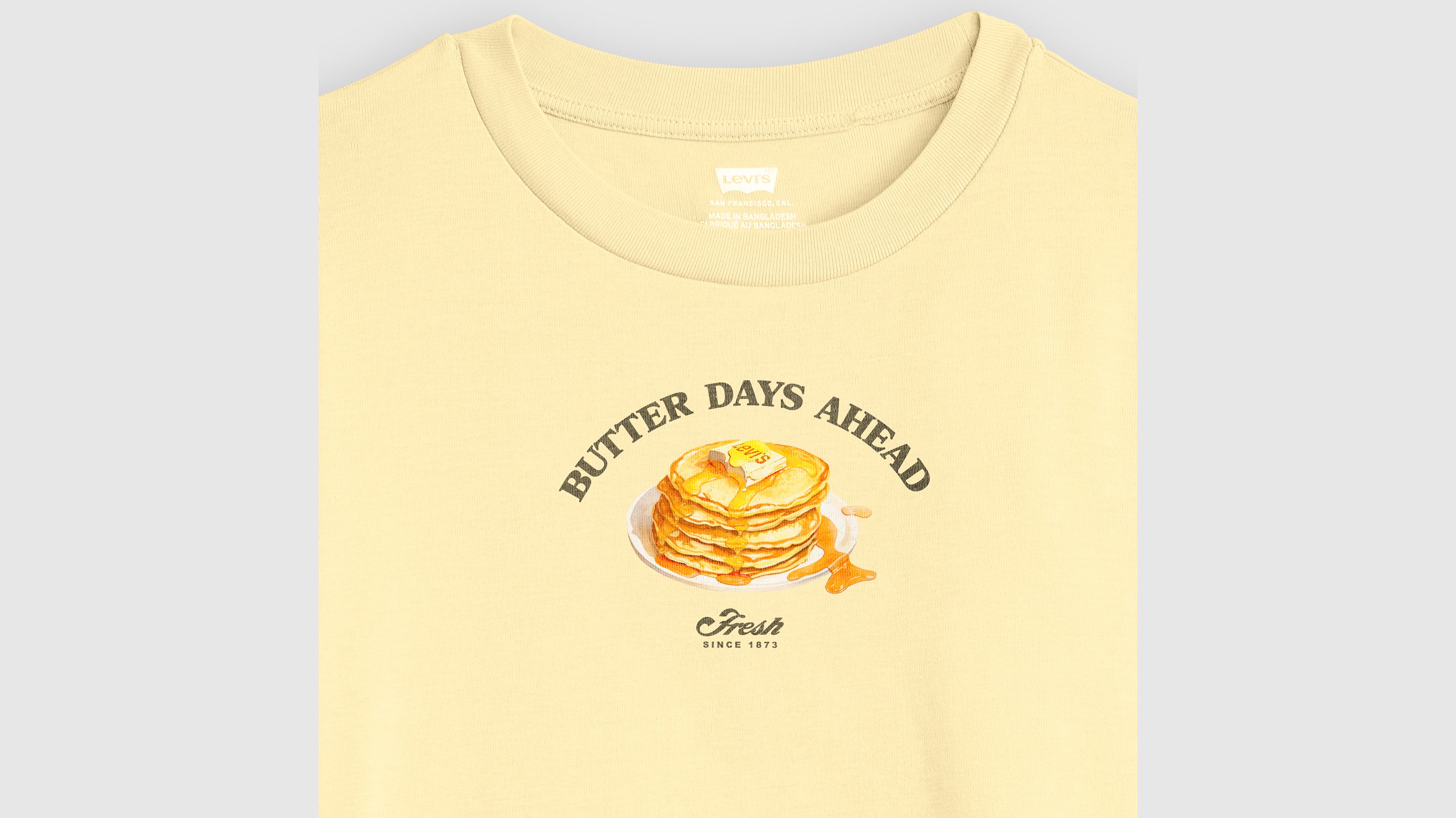 Graphic Mini Ringer Tee - Yellow | Levi's® GB