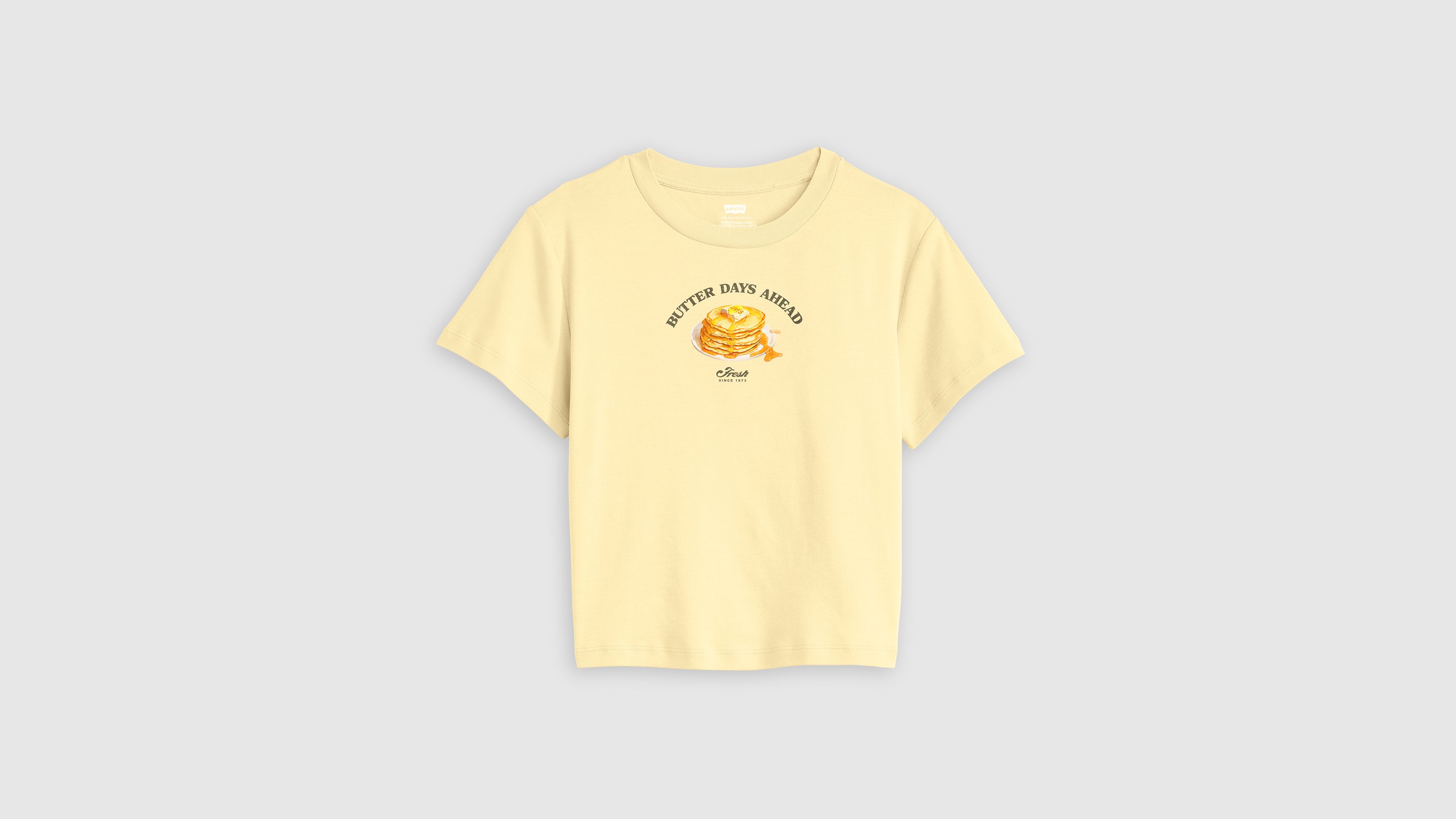 Graphic Mini Ringer Tee - Yellow | Levi's® FI