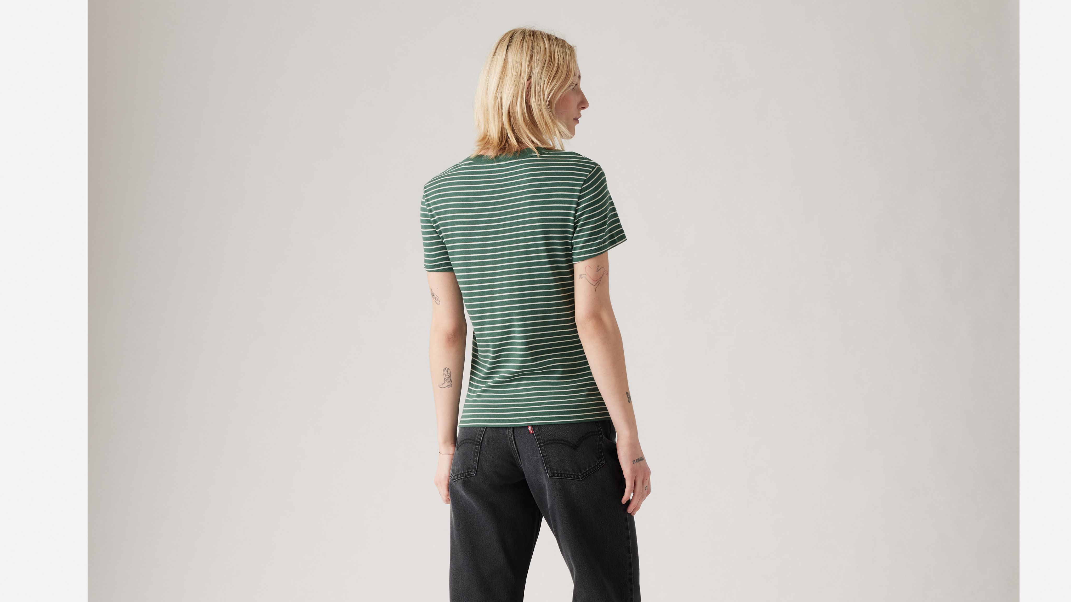 Essential Housemark Tee - Green | Levi's® EE