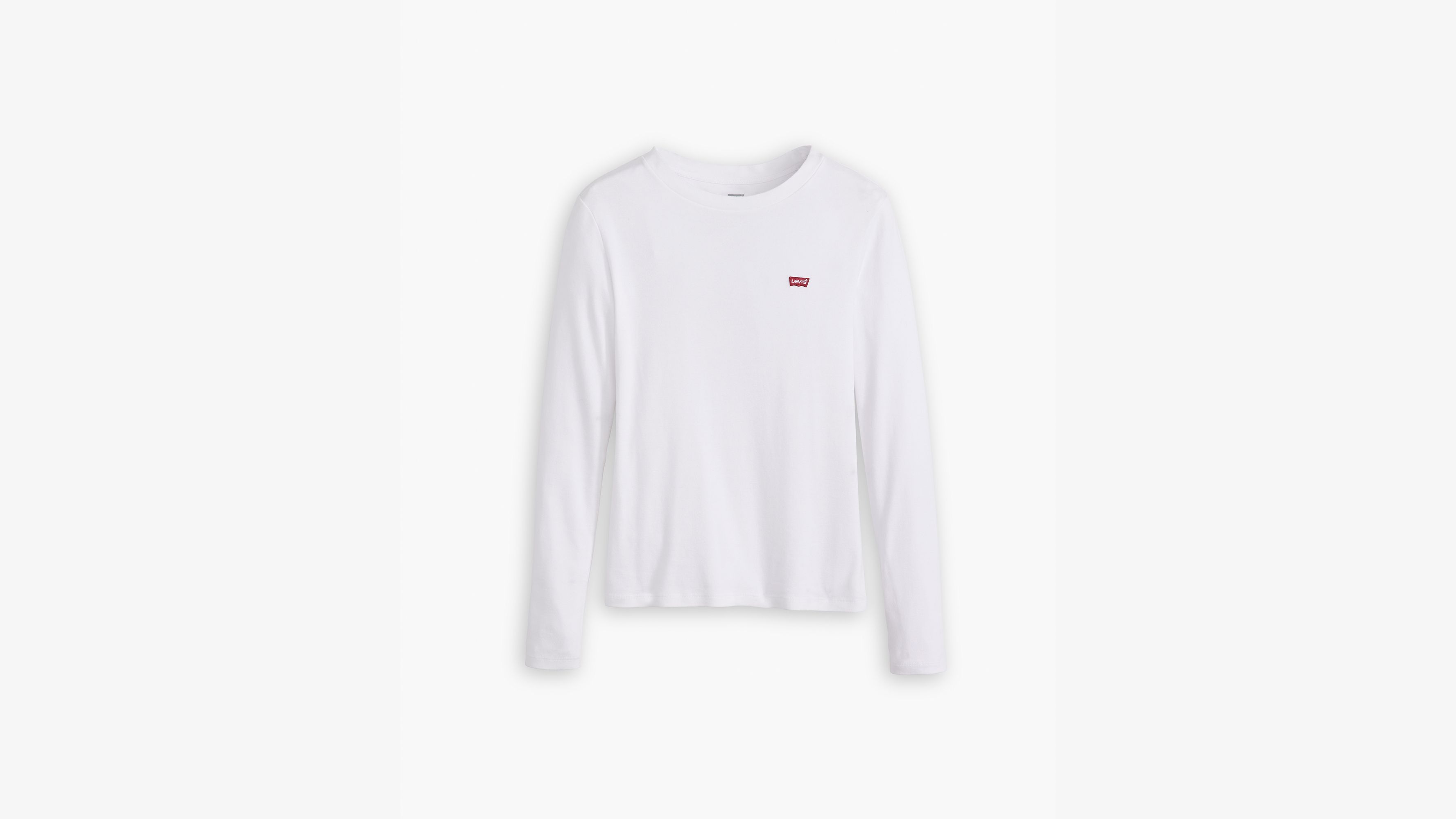 Essential Housemark Long-sleeve Tee - White | Levi's® FI