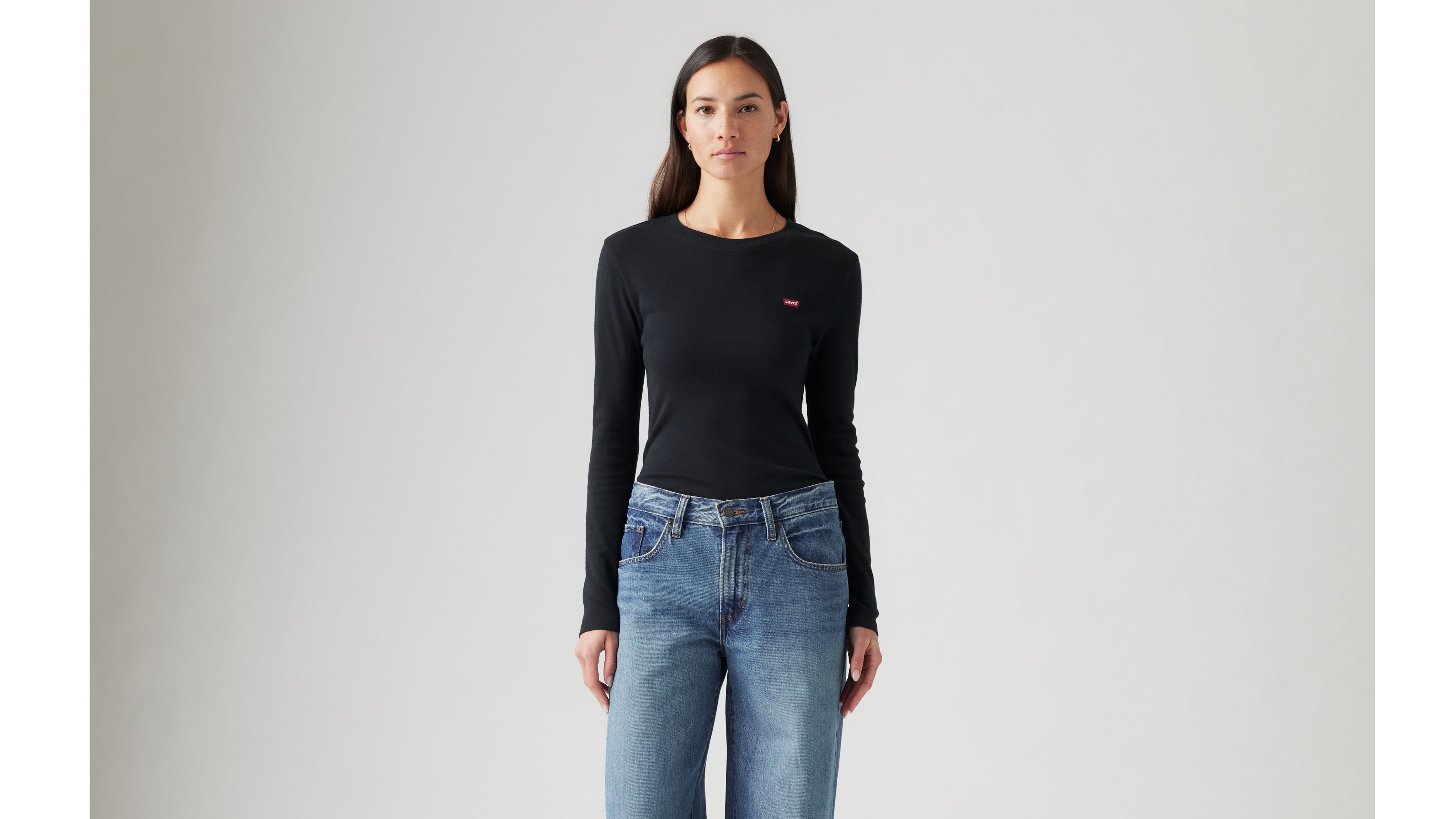 T-shirt Manche Longue Housemark Essential - Noir | Levi's® FR