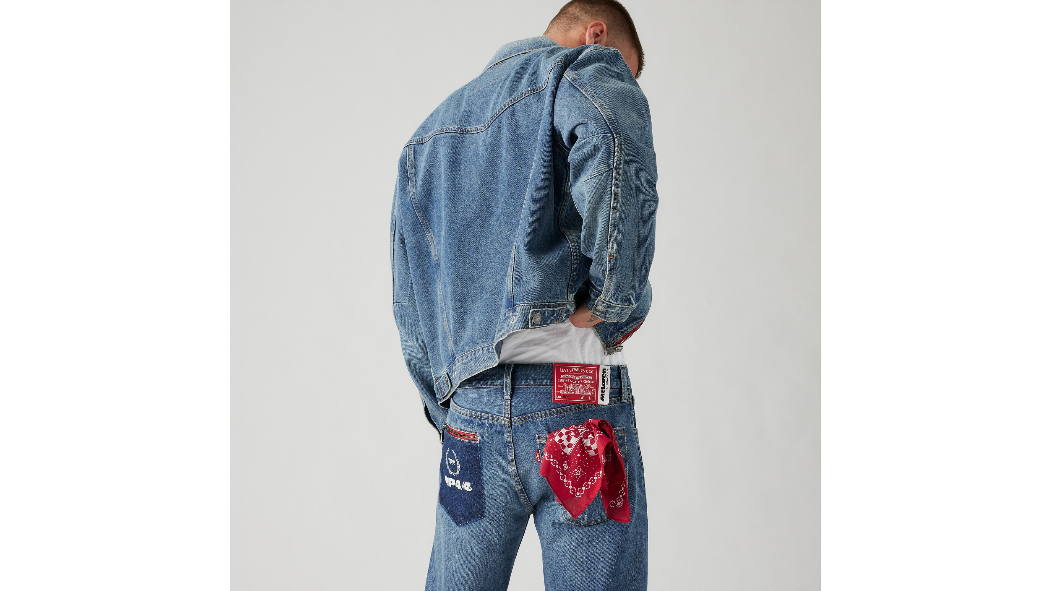 Bandana Levi's® X Mclaren Racing - Czerwony | Levi's® PL