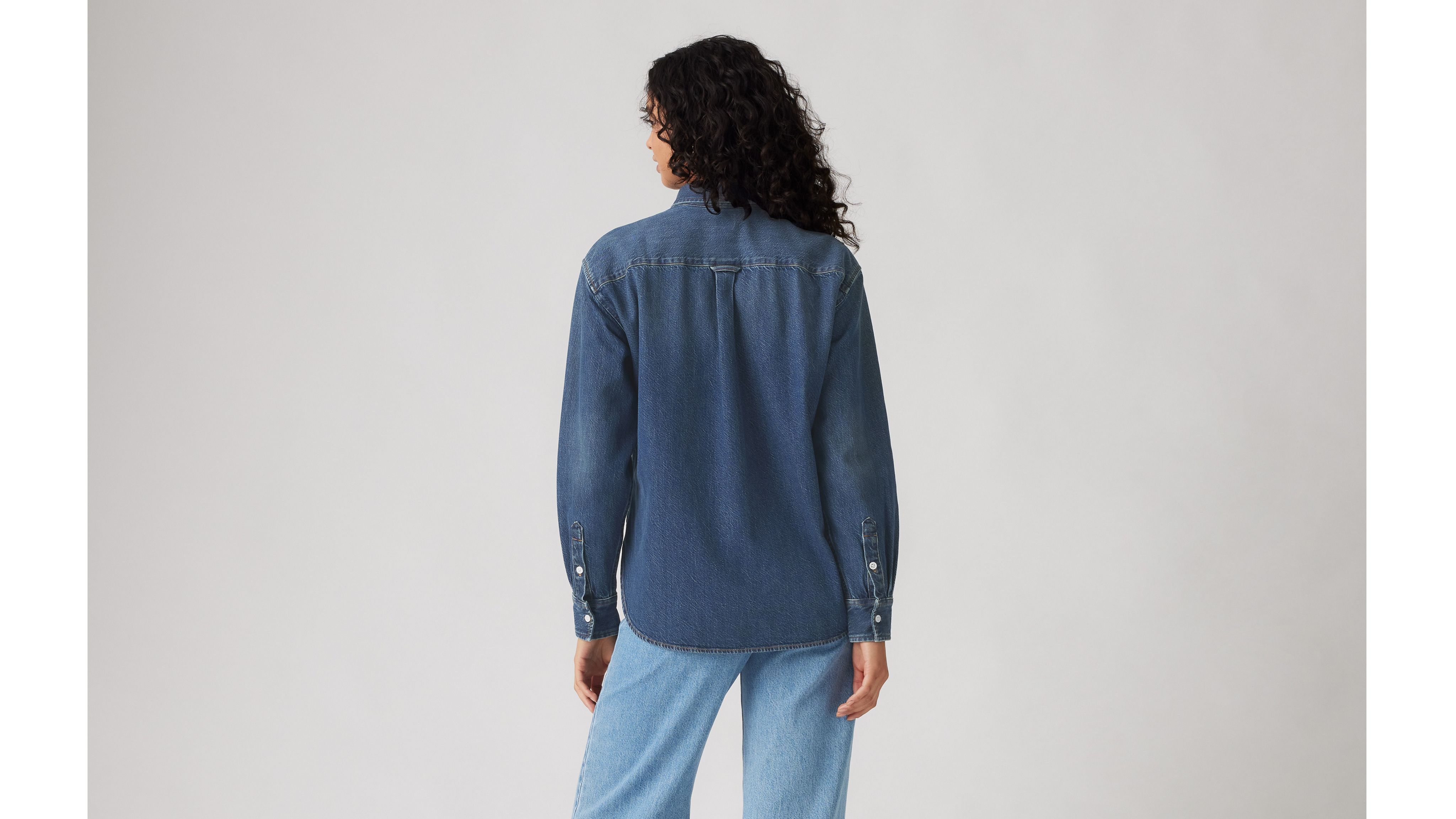 Harlie Boyfriend Shirt - Blue | Levi's® AT