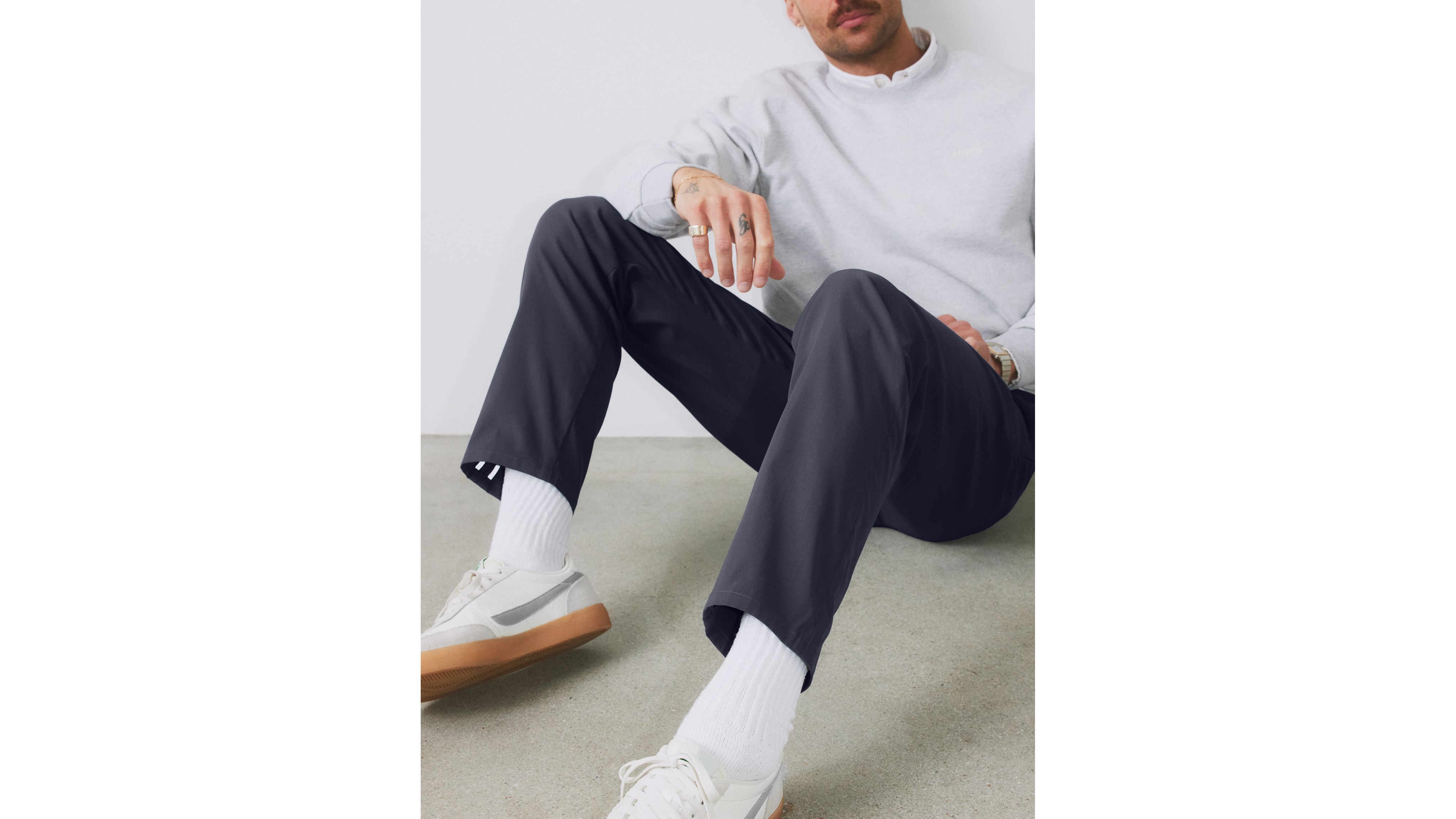 Xx Chino Standard Taper Tech+ Pants - Blue | Levi's® GB