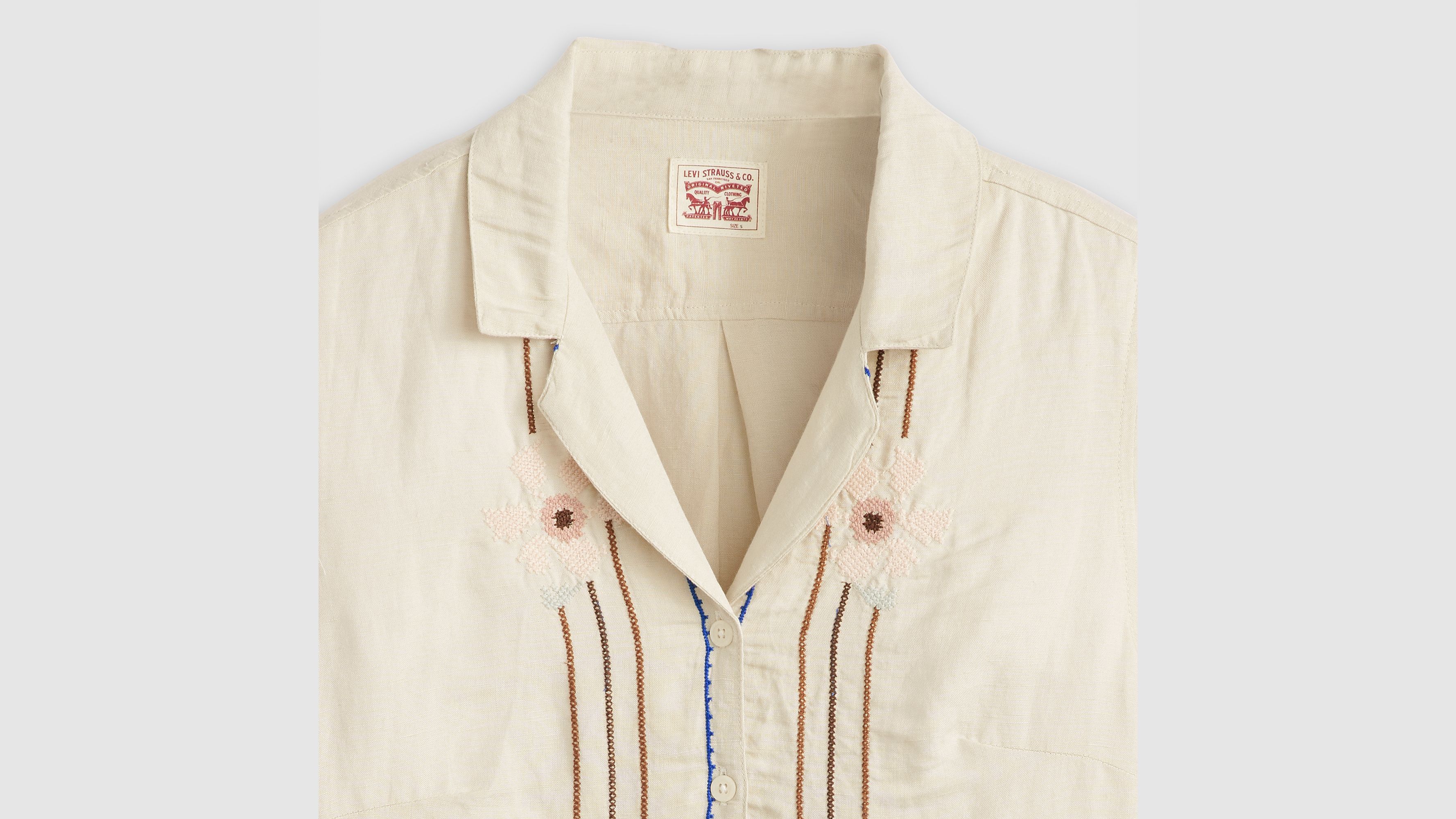 Sonny Novelty Camp Shirt - White | Levi's® GB