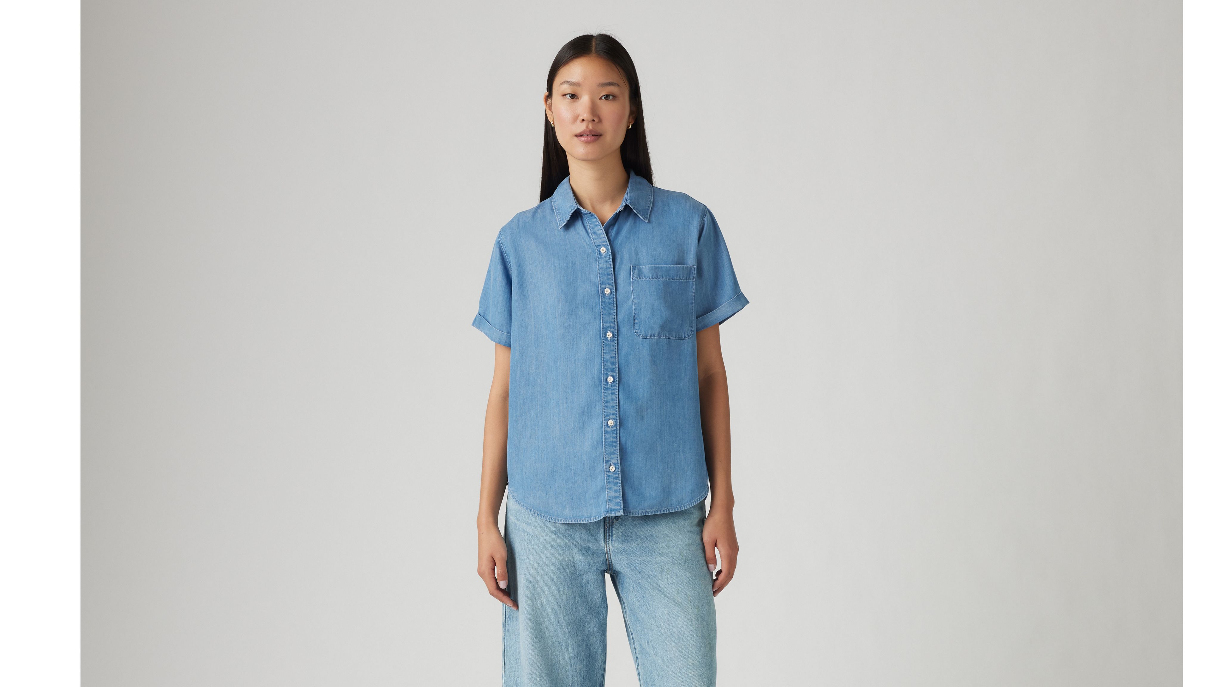 Darlene Kurzarm-shirt - Blau | Levi's® AT