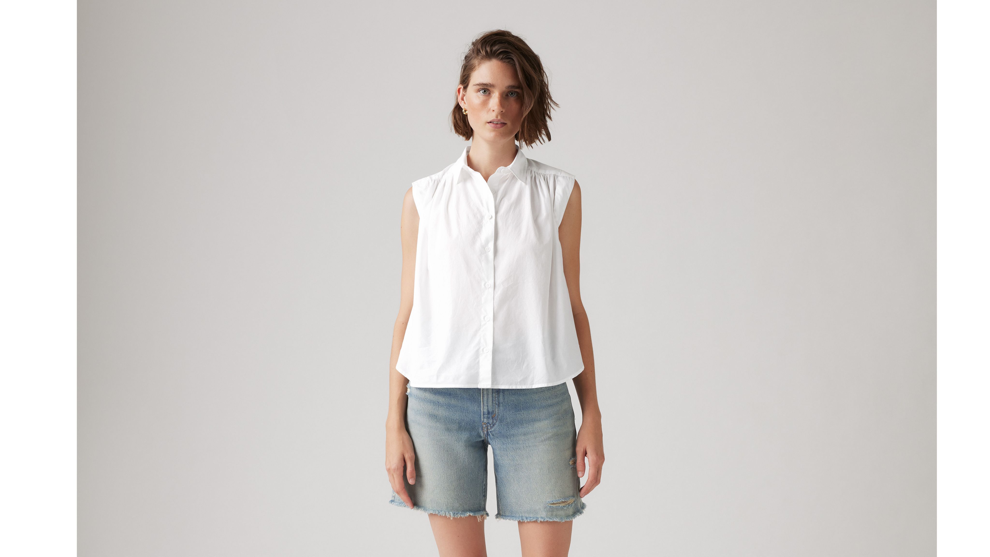 Gracen Blouse - White | Levi's® GB