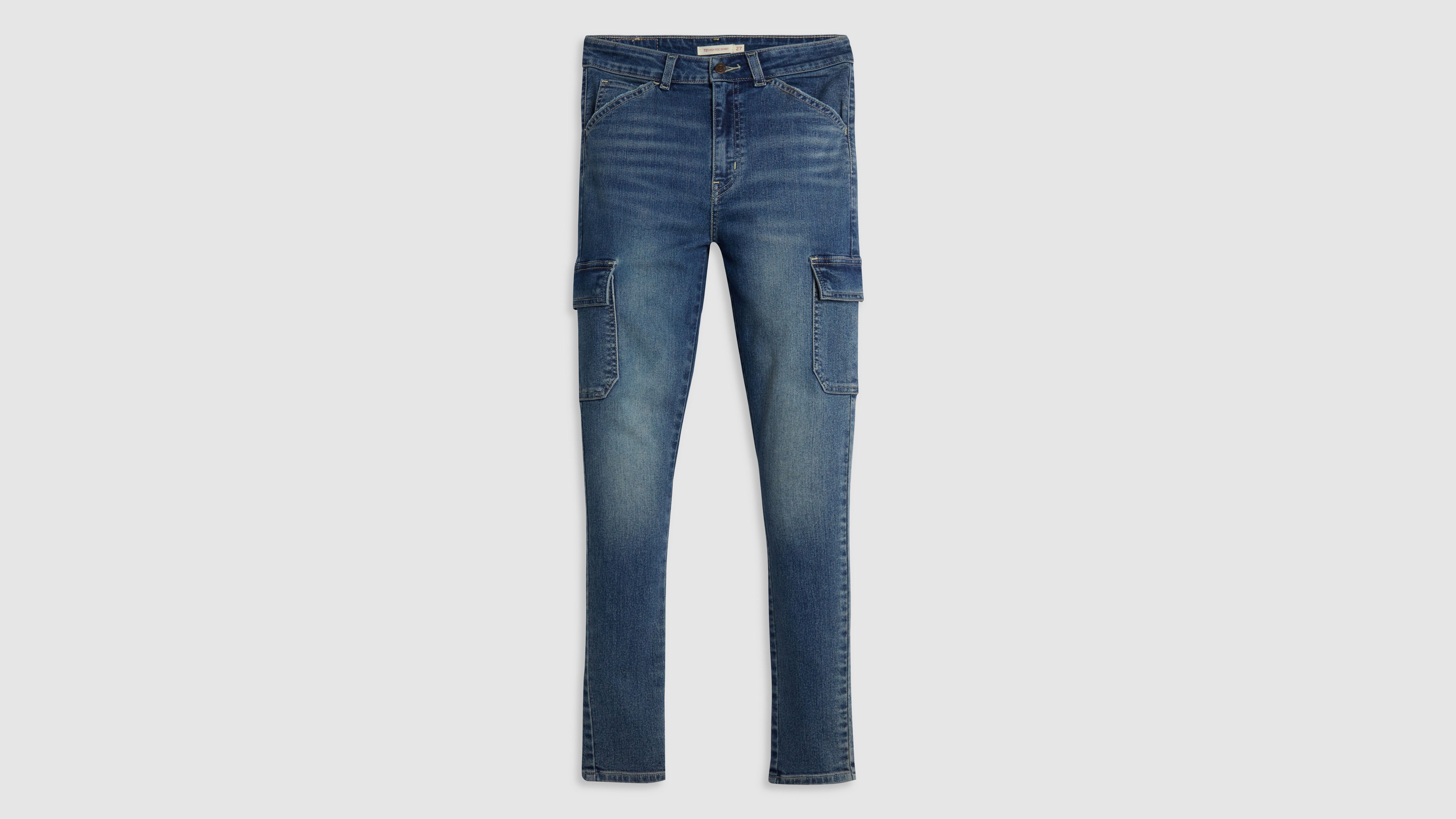 721 High Rise Skinny Cargo Women's Jeans - Dark Wash | Levi's® US