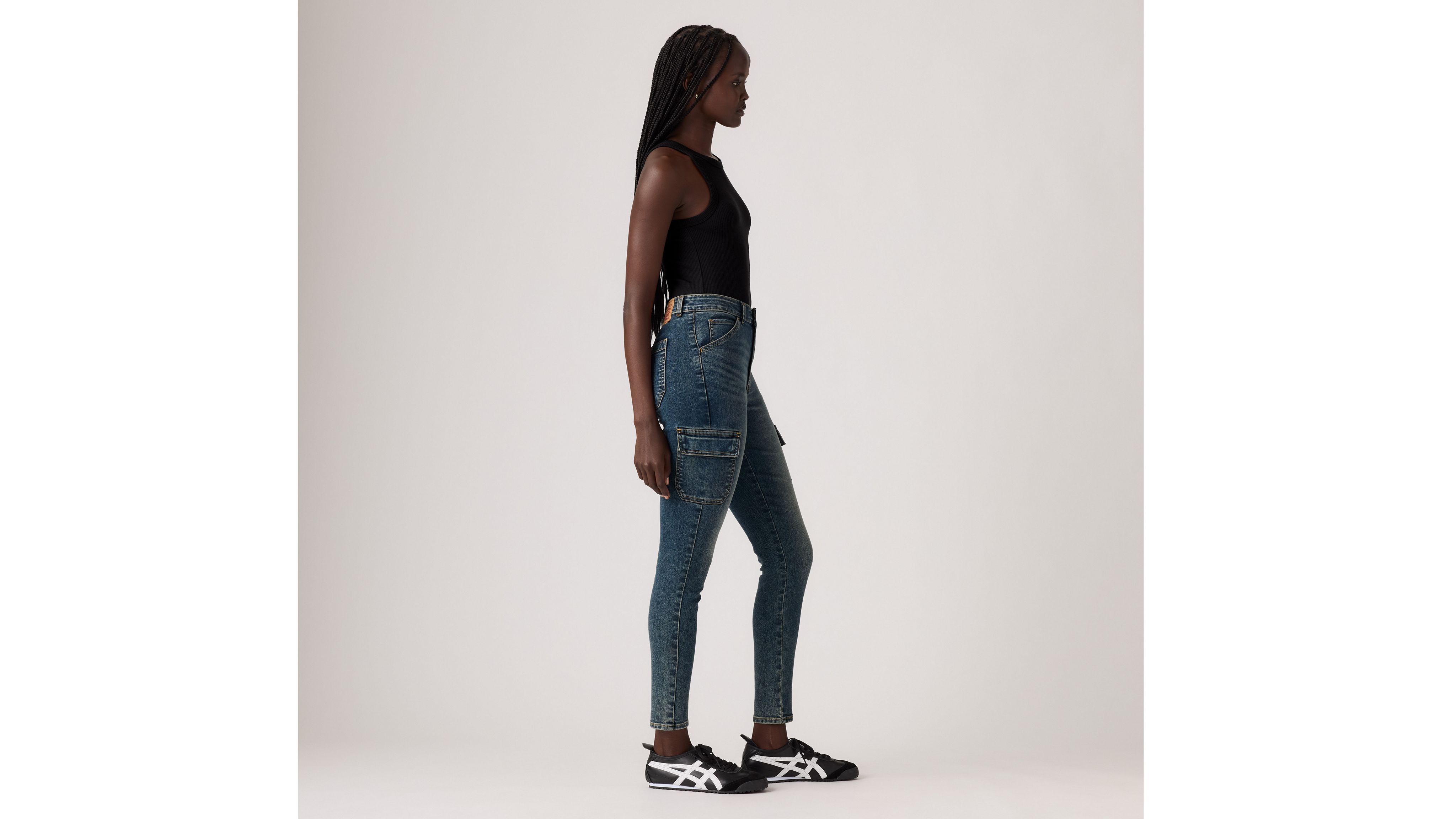 721 High Rise Skinny Cargo Women's Pants - Dark Wash | Levi's® US