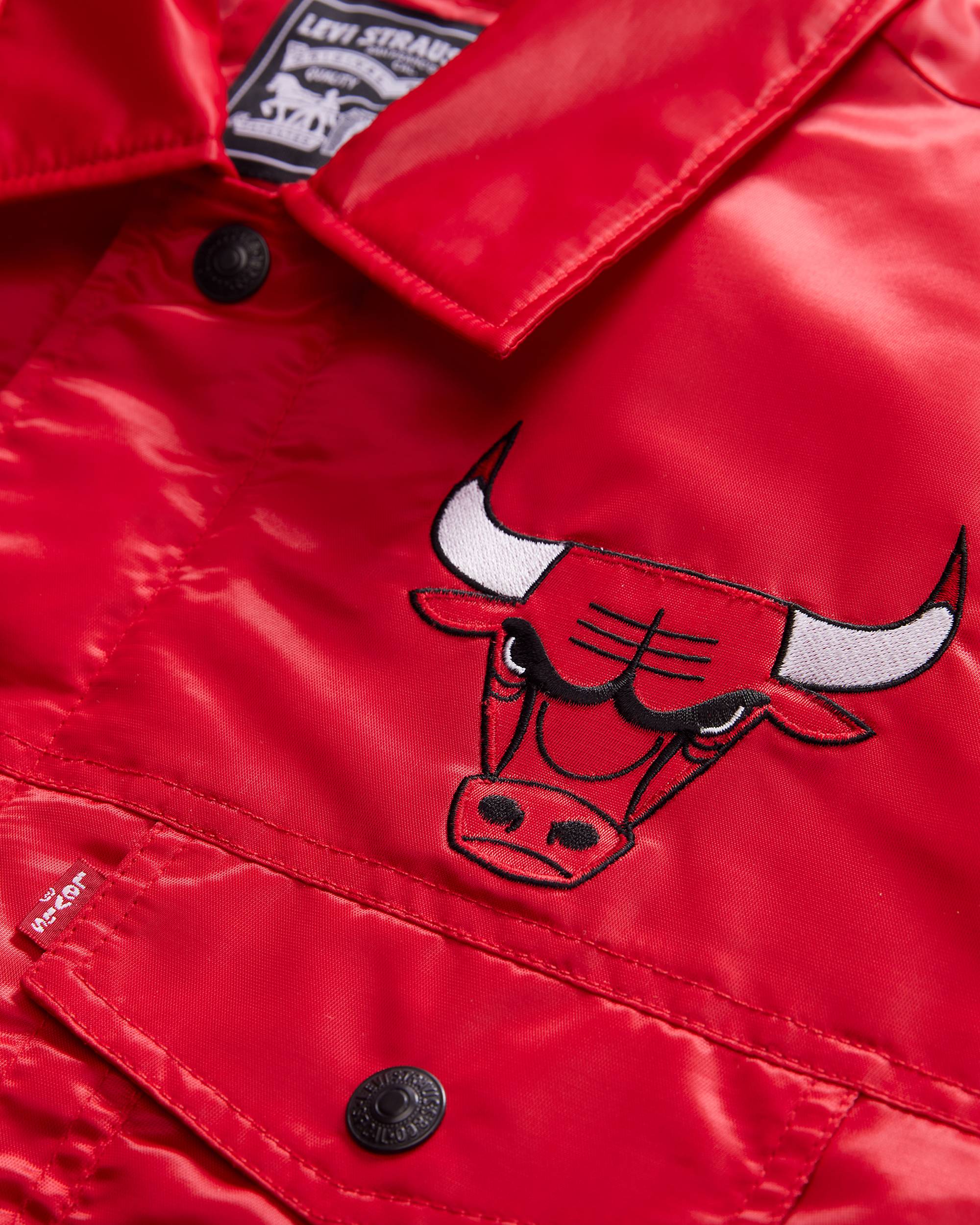 Levi's® X Starter Bulls Jacket - Red | Levi's® US Levi's® X Starter Bulls Jacket - Red | Levi's® US