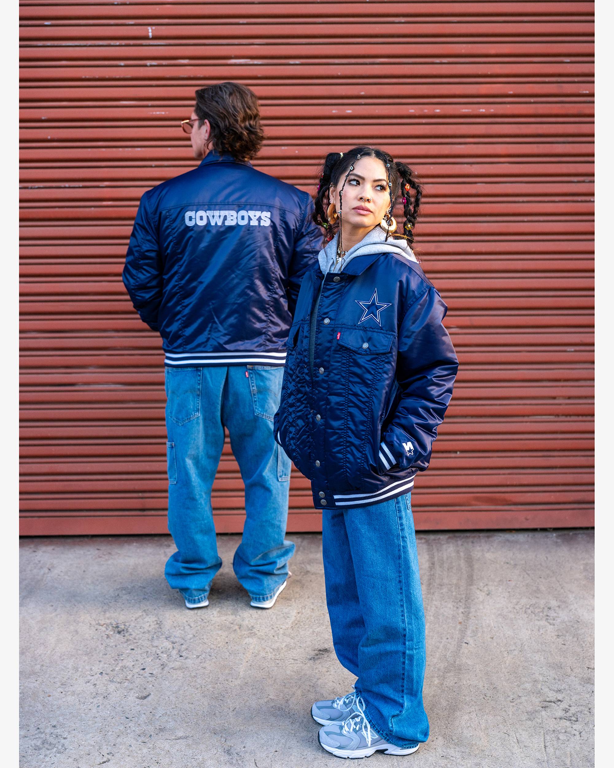 Levi's® X Starter Cowboys Jacket - Blue | Levi's® US Levi's® X Starter Cowboys Jacket - Blue | Levi's® US