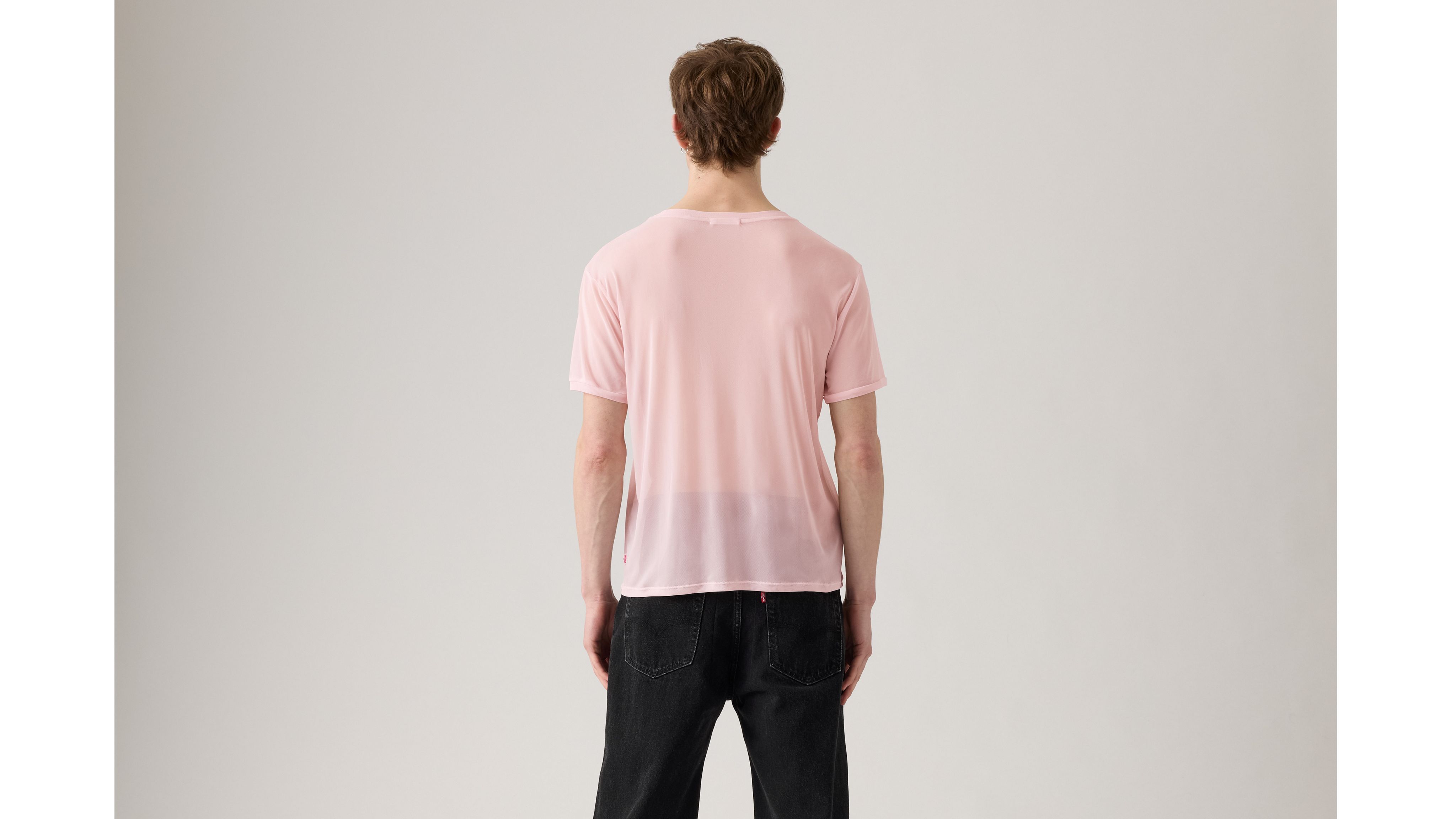 Levi's® Pride Retro Mesh Tee - Pink | Levi's® US