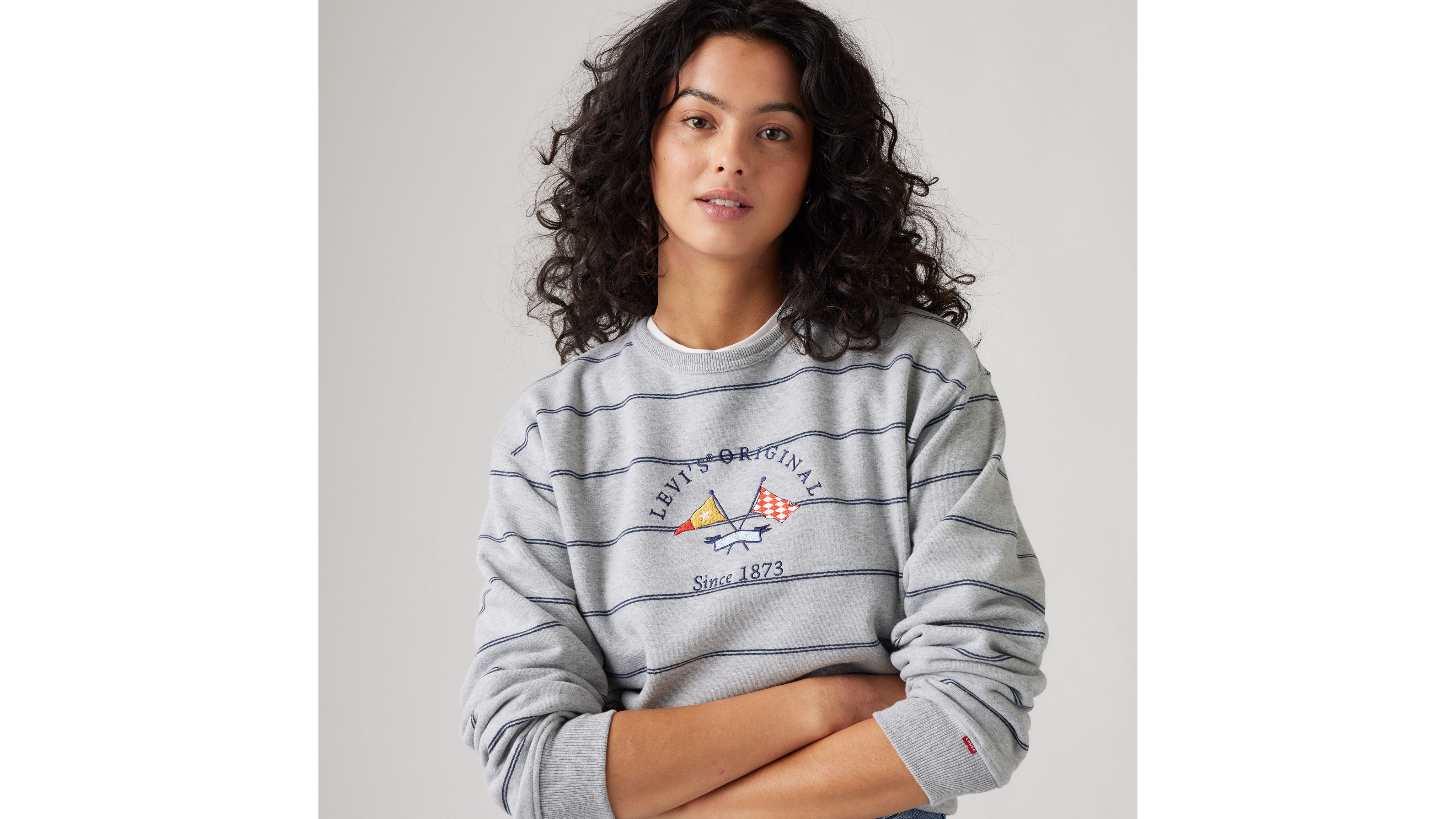 Heritage Crewneck Sweatshirt - Grey | Levi's® GB