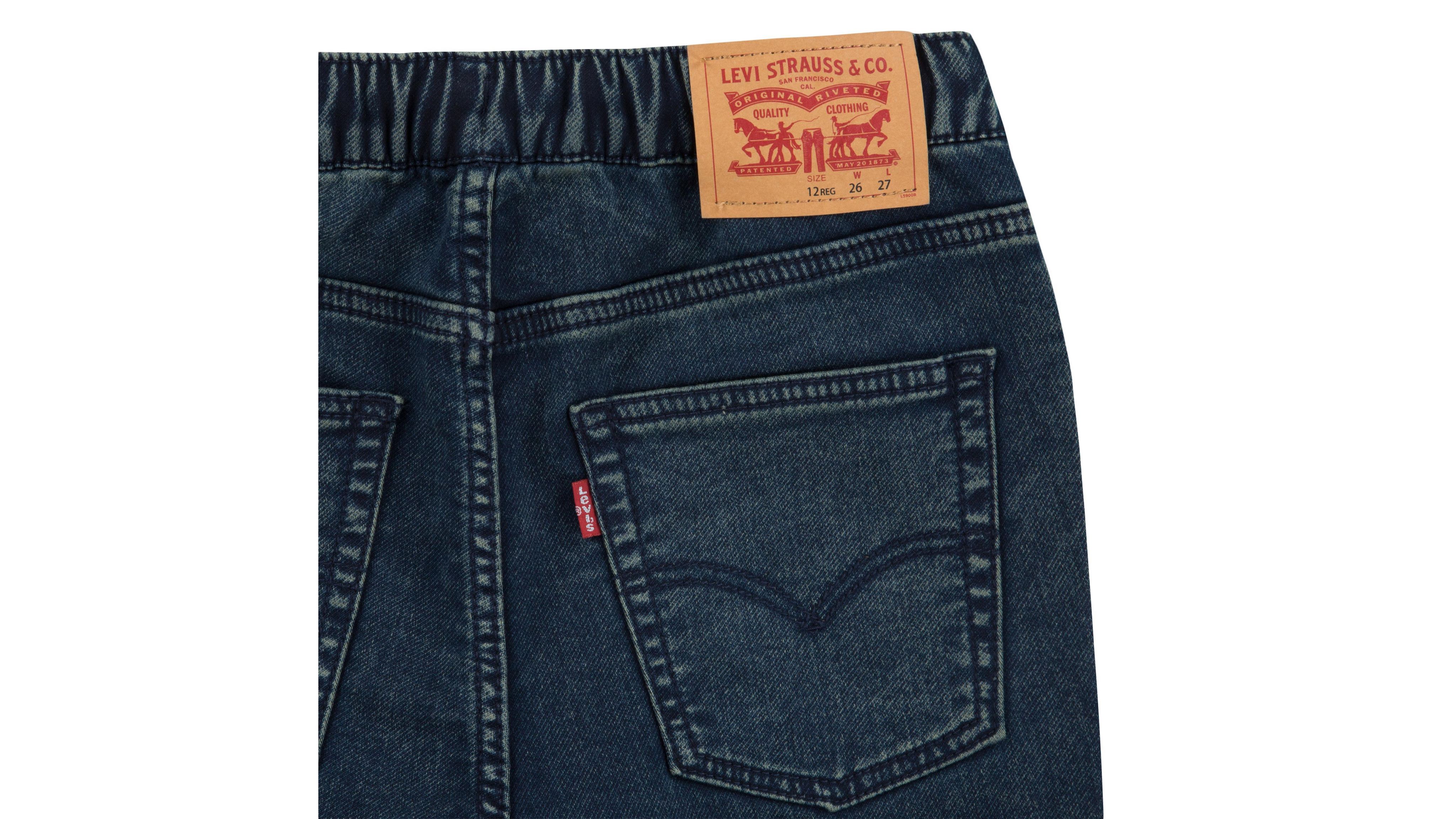 Skinny Fit Pull On Pants Big Boys Pants 8-20 - Medium Wash | Levi's® CA