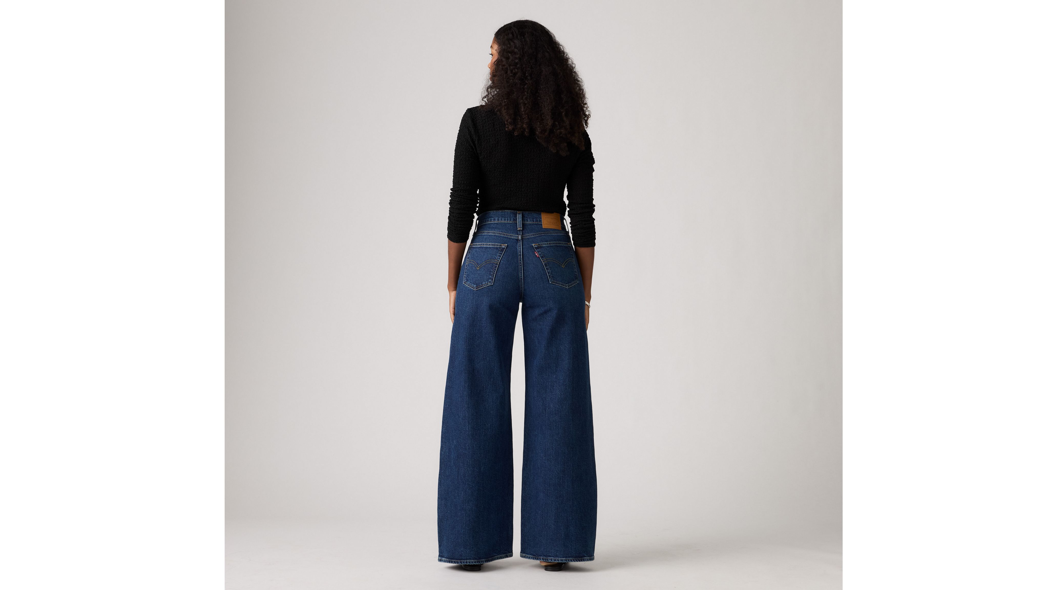 728™ High Rise Wide Leg Jeans - Blue | Levi's® GB
