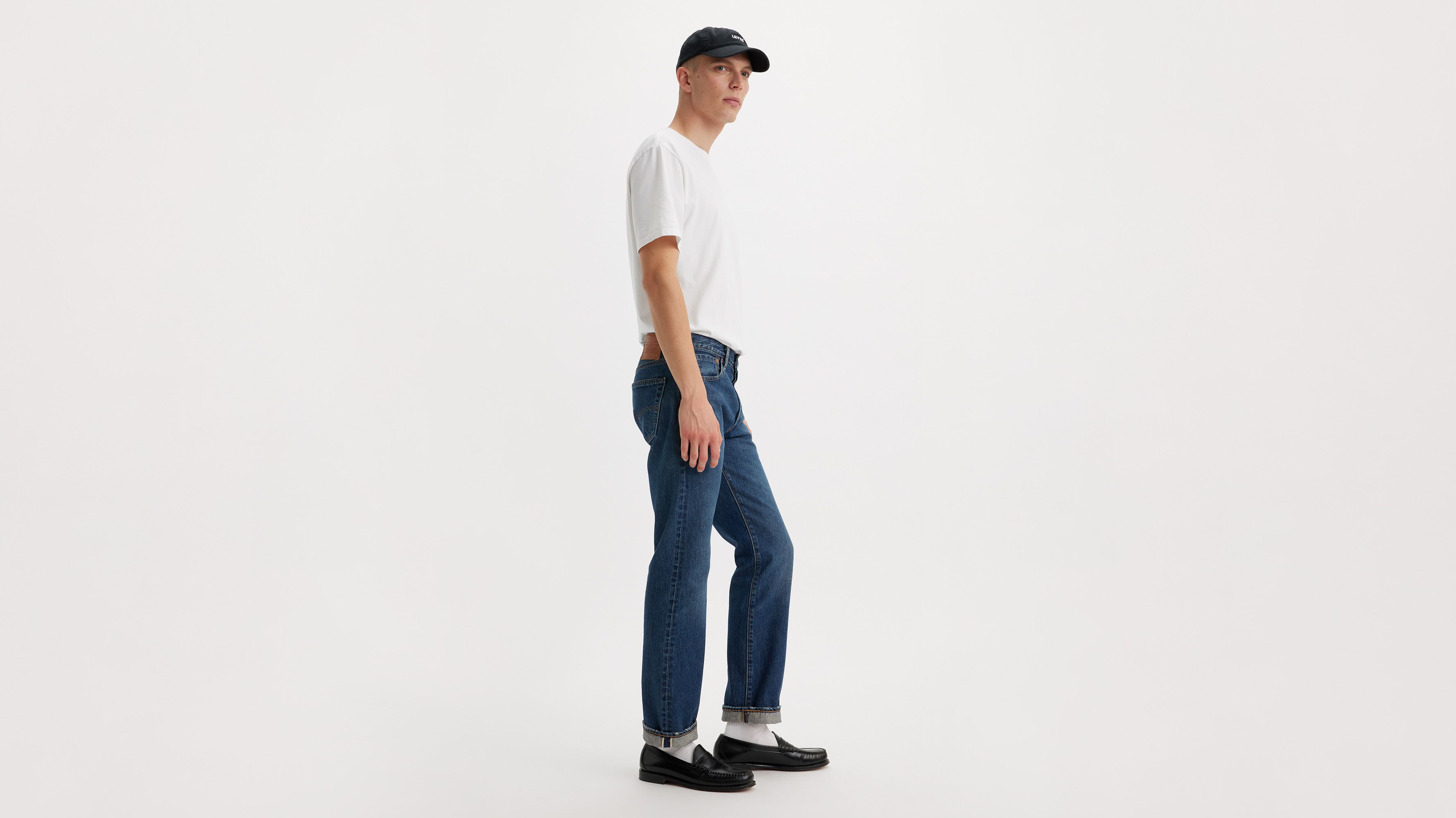 501® Original Fit Selvedge Men's Jeans - Dark Wash | Levi's® US