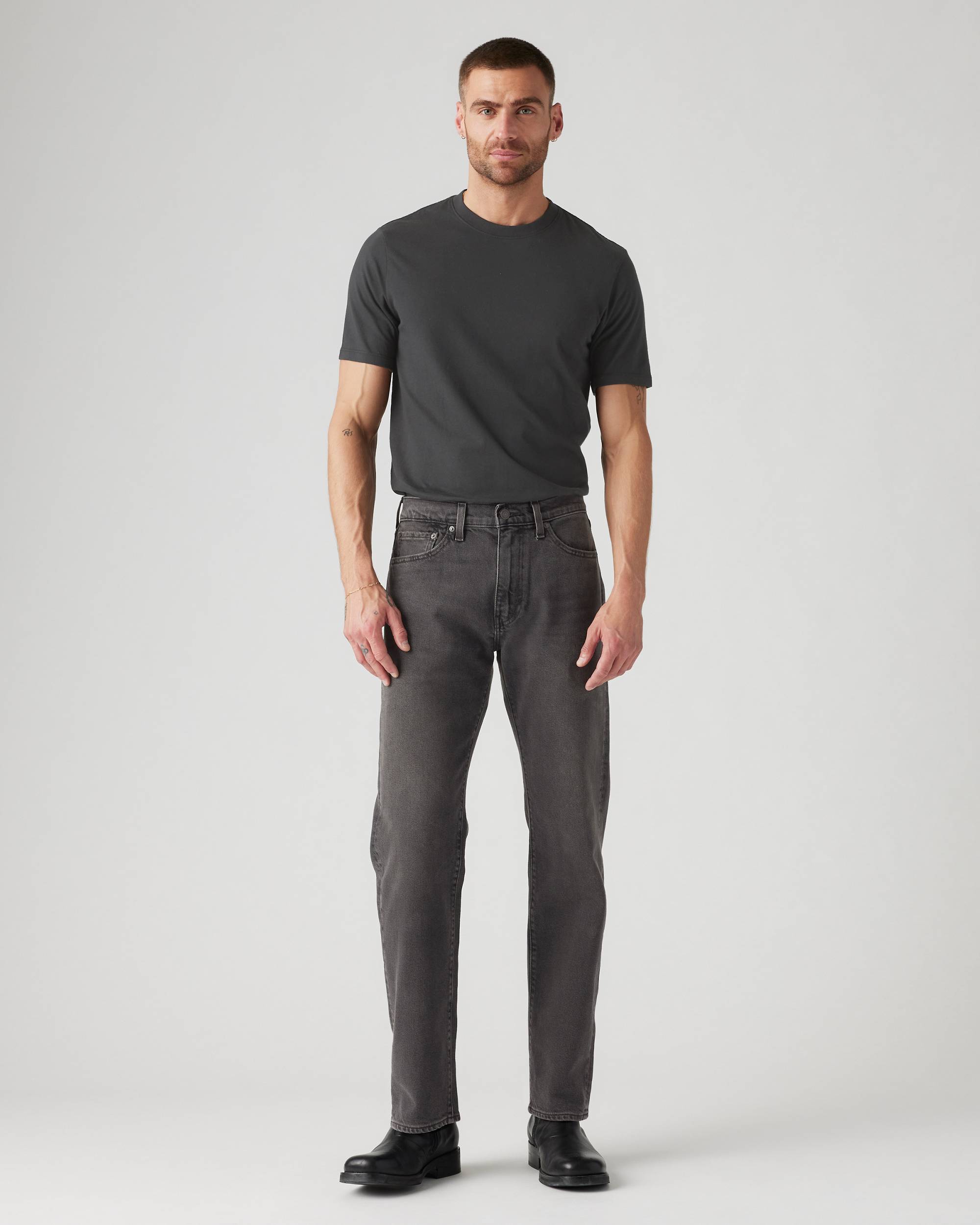 505™ Regular Fit Men's Jeans - Black | Levi's® US 505™ Regular Fit Men's Jeans - Black | Levi's® US