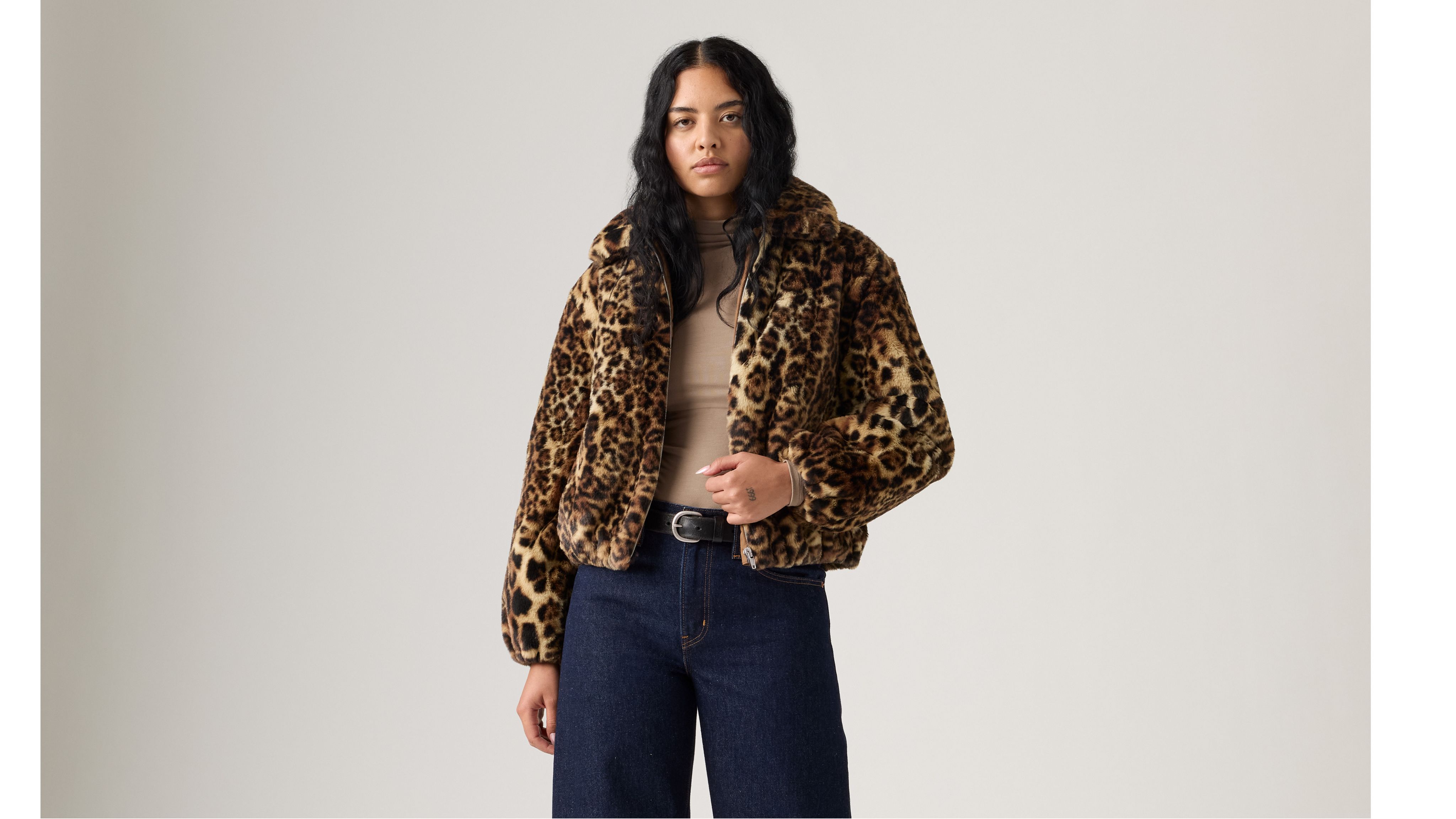 Elle Sherpa Jacket - White | Levi's® US