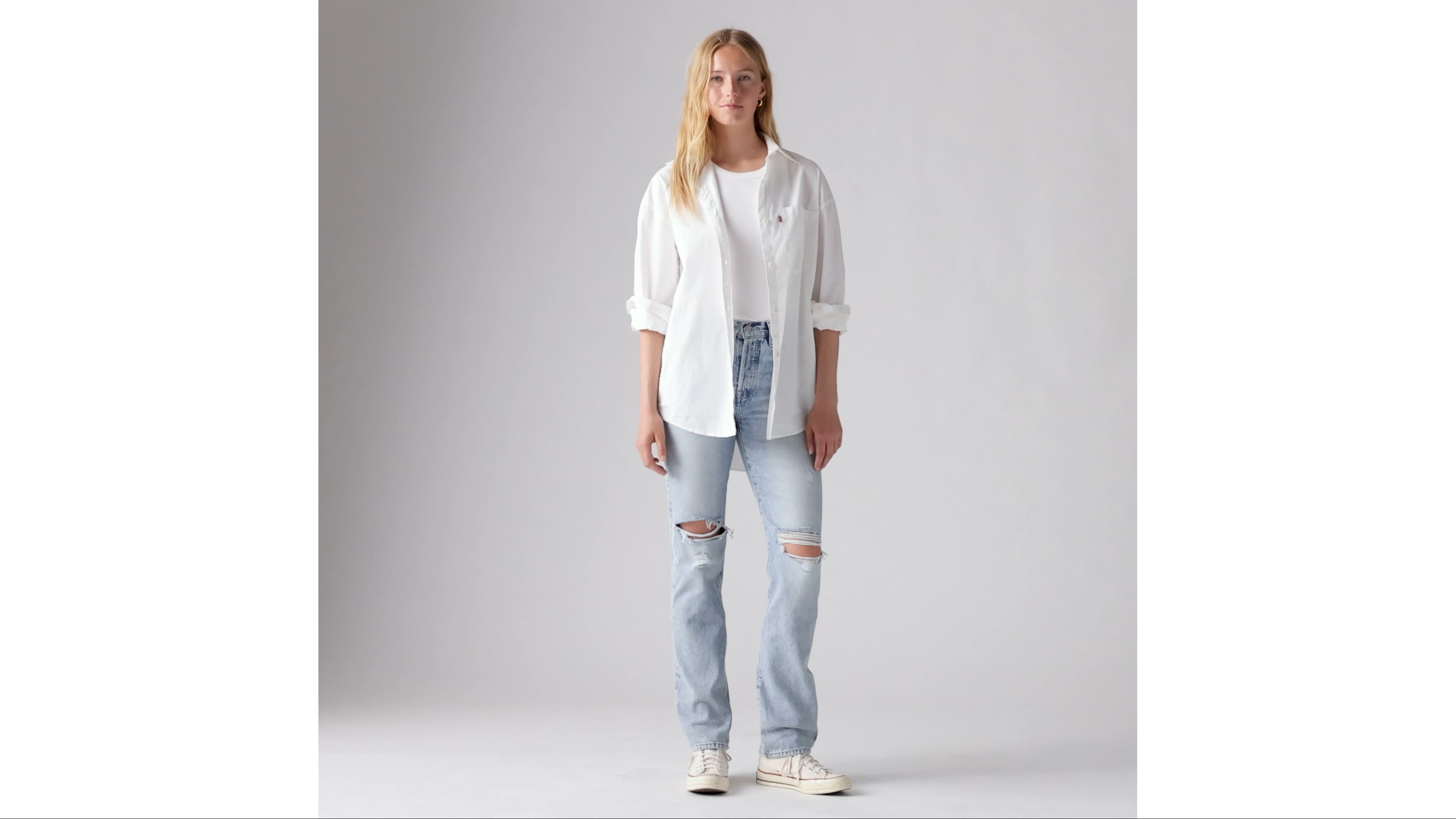 501® Original Fit Women's Jeans - Dark Wash | Levi's® US 501® Original Fit Women's Jeans - Dark Wash | Levi's® US