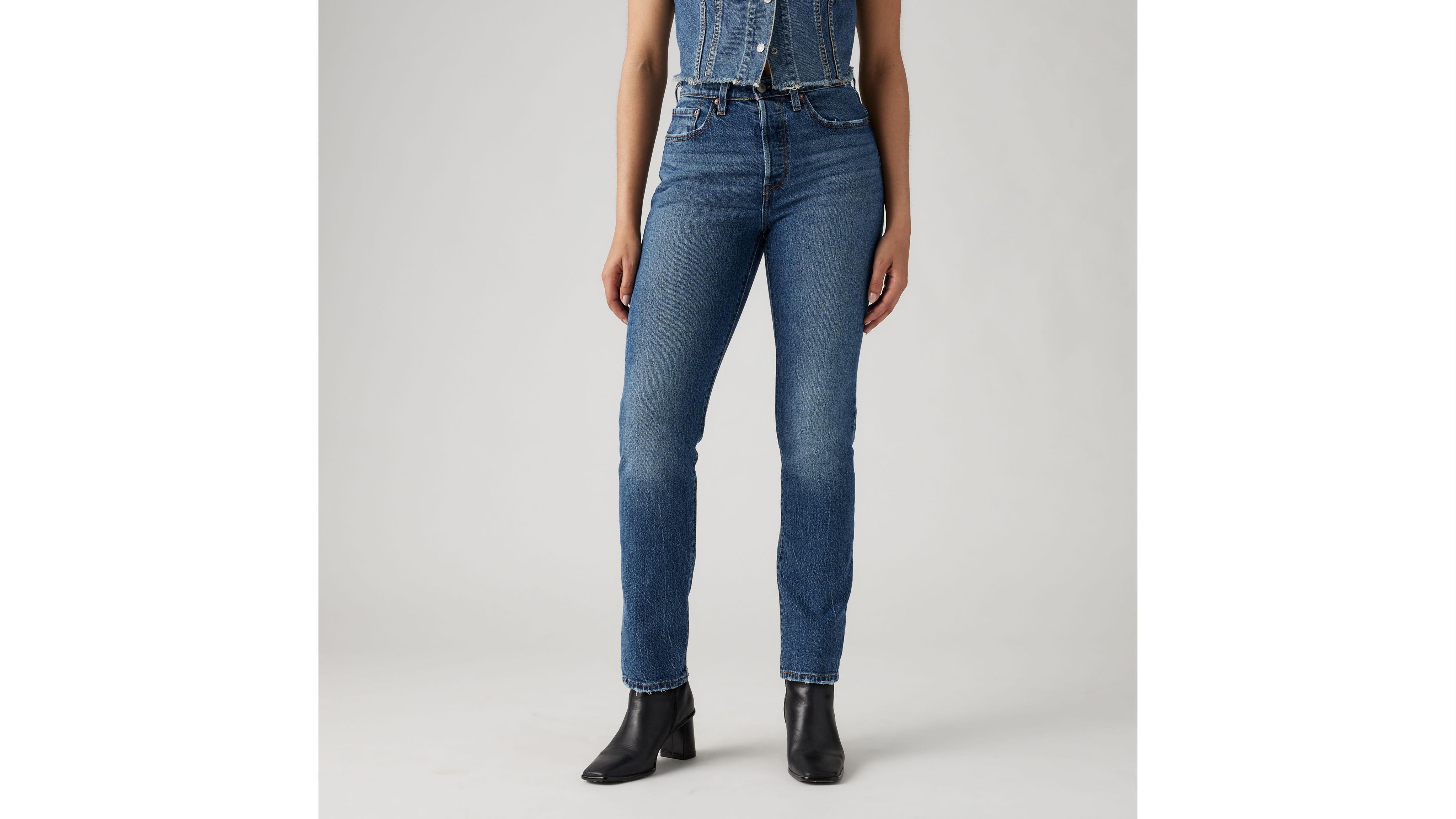 501md l'original jean pour femme - lavé moyen | Levi's® CA