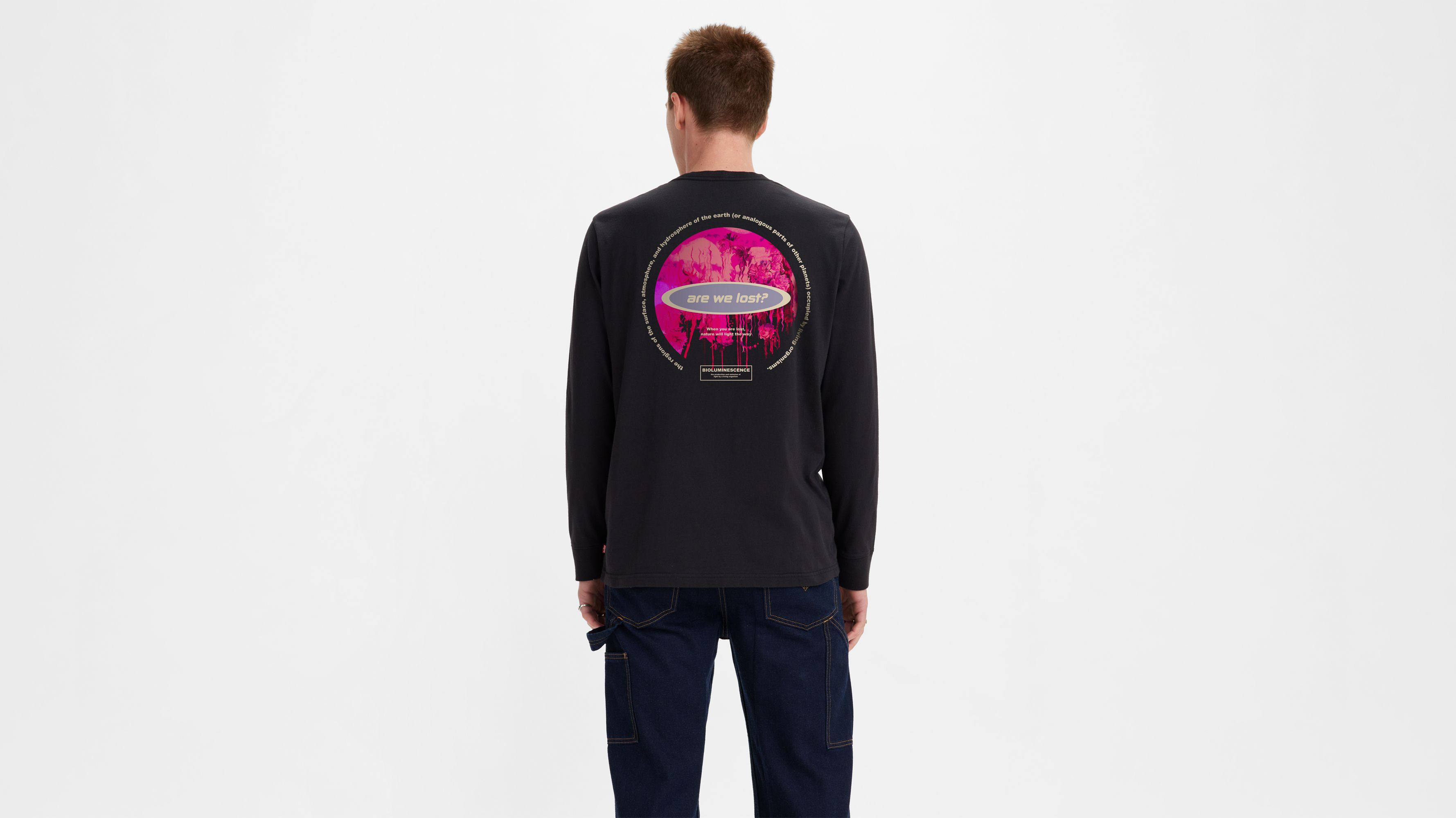 Relaxed Fit Long Sleeve Graphic T-shirt - Brown | Levi's® US