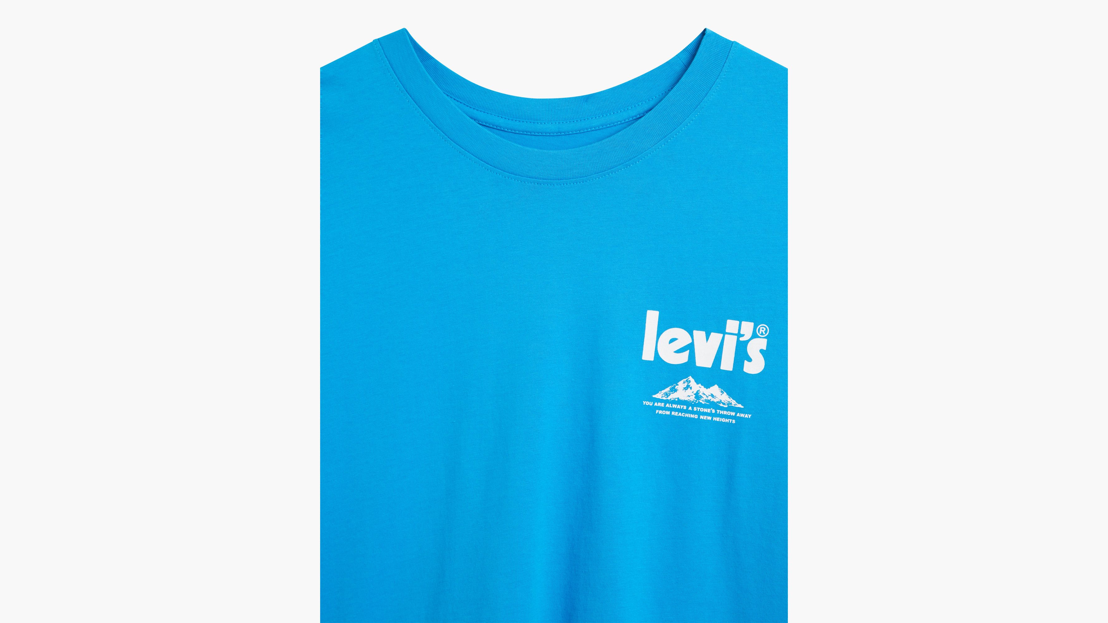 T-shirt À Manches Courtes Et Motif Coupe Décontractée - Bleu | Levi's® FR