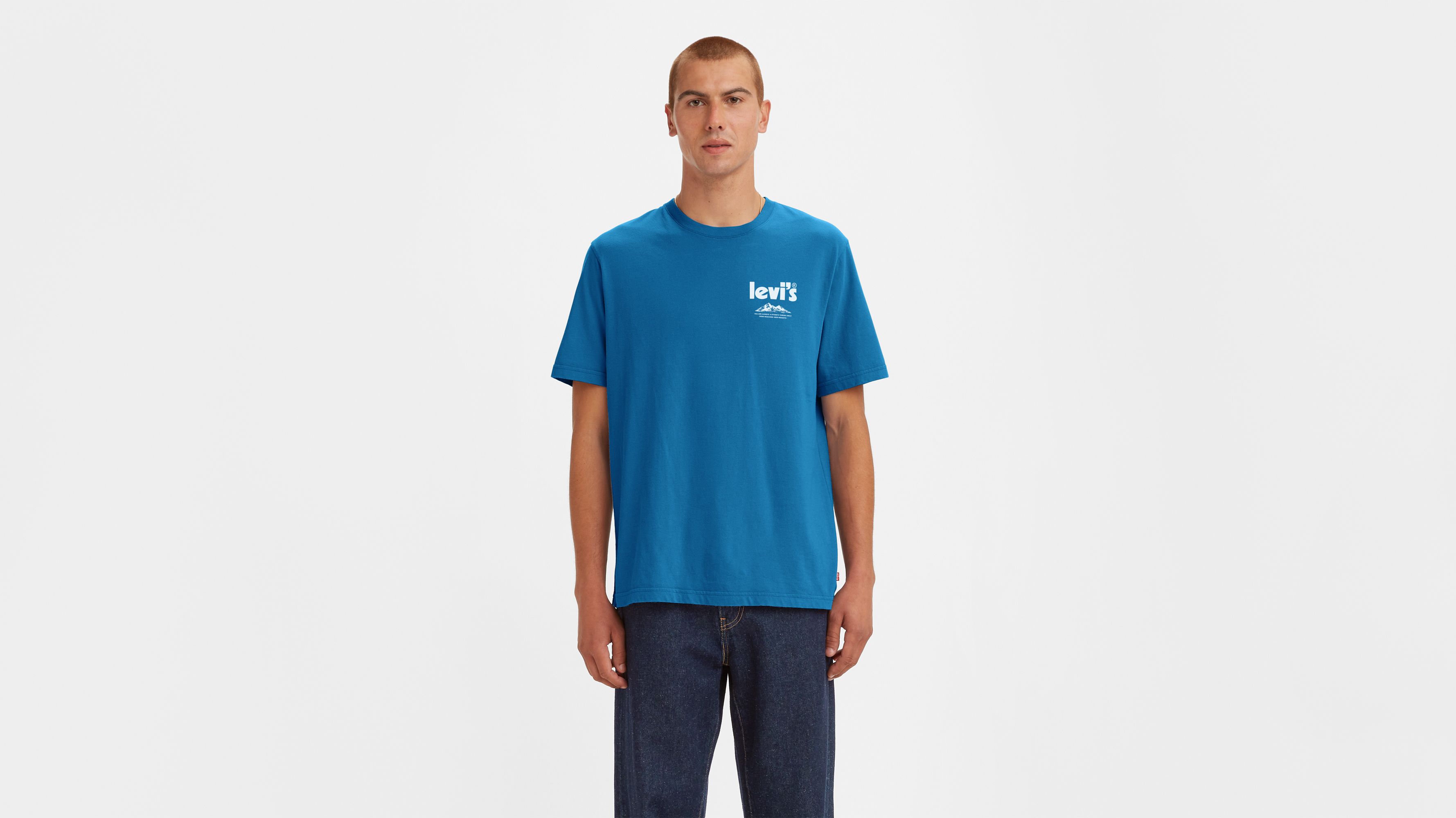 Relaxed Fit Short Sleeve T-shirt - Blue | Levi's® US