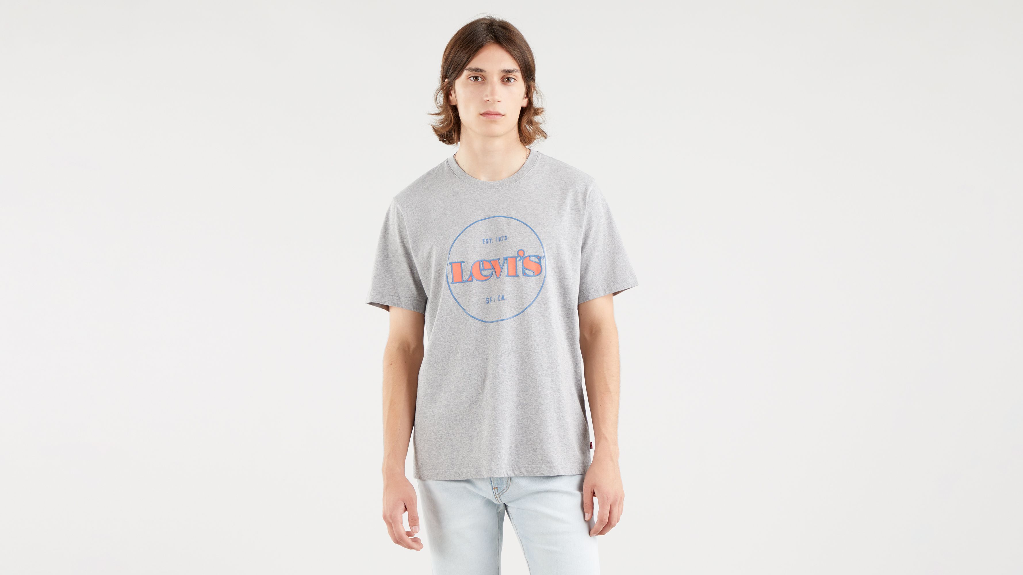 Relaxed Fit Tee - Grey | Levi's® FR