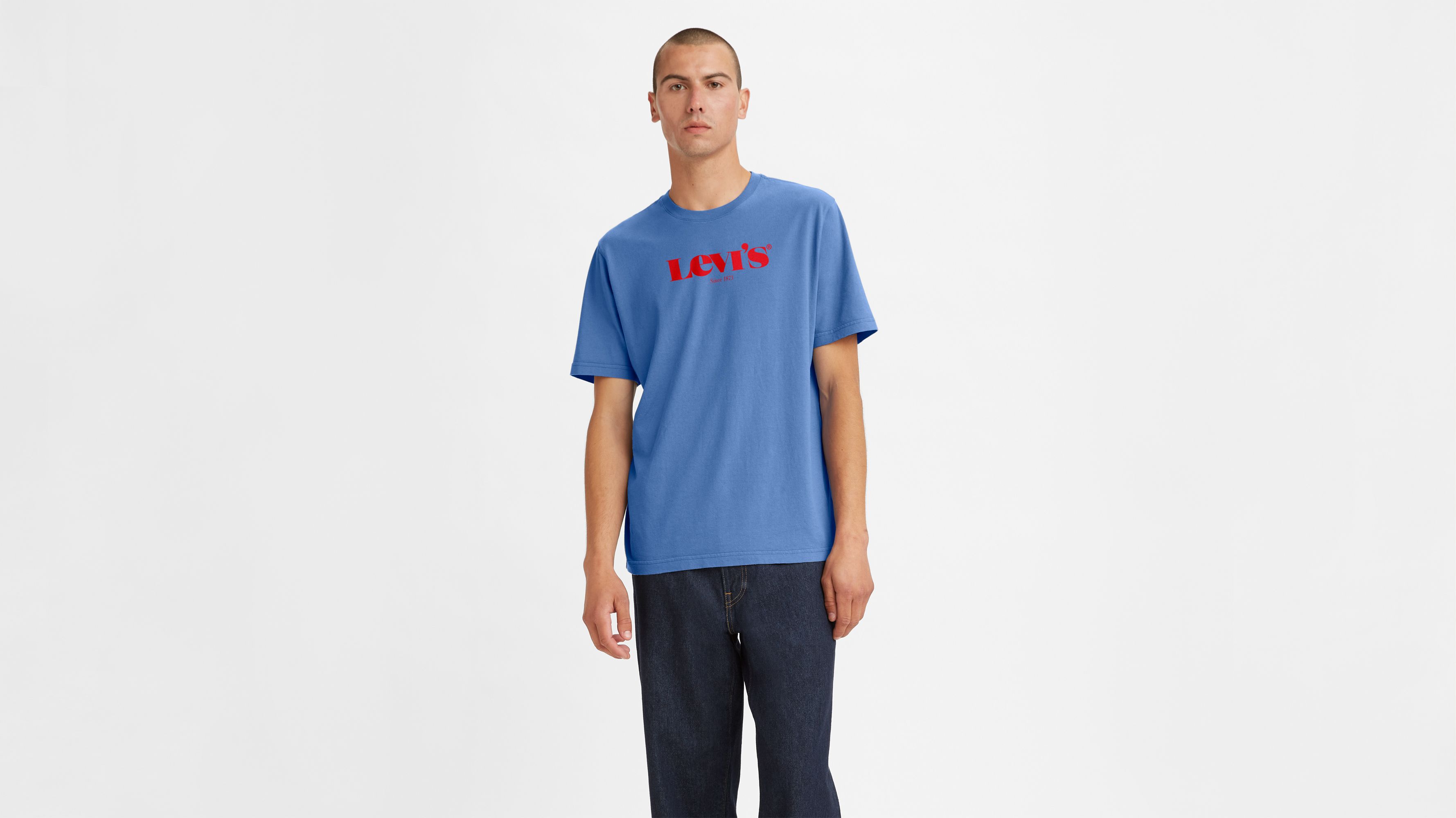 Relaxed Fit Short Sleeve T-shirt - Blue | Levi's® US