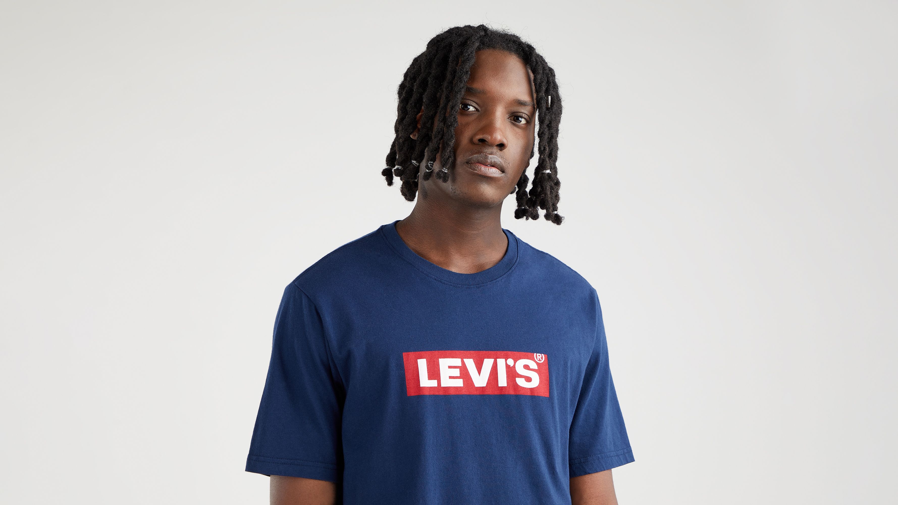 Relaxed Fit Tee - Blue | Levi's® FR
