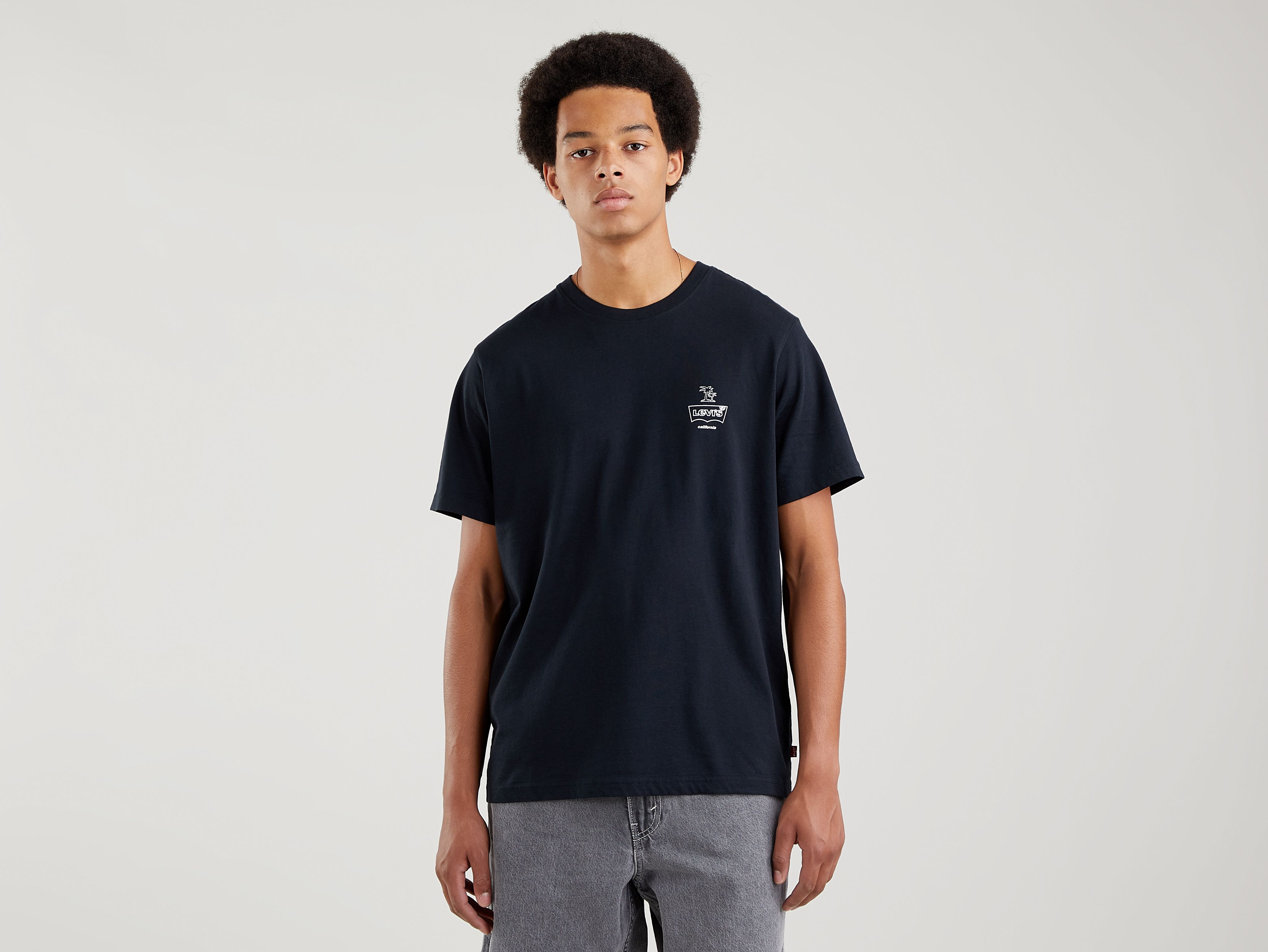 Relaxed Fit Tee - Black | Levi's® HU
