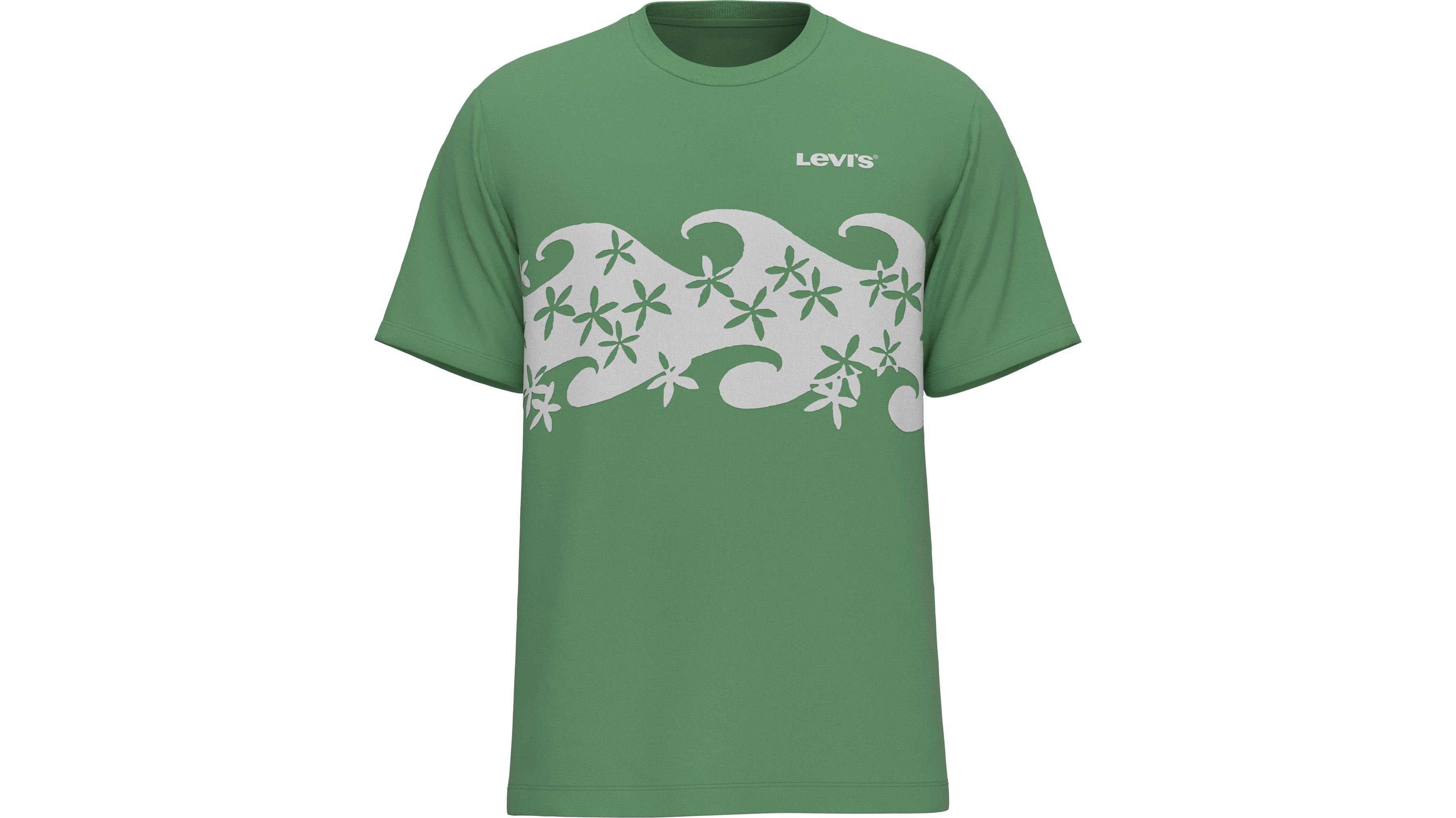 Relaxed Fit Tee - Green | Levi's® HU