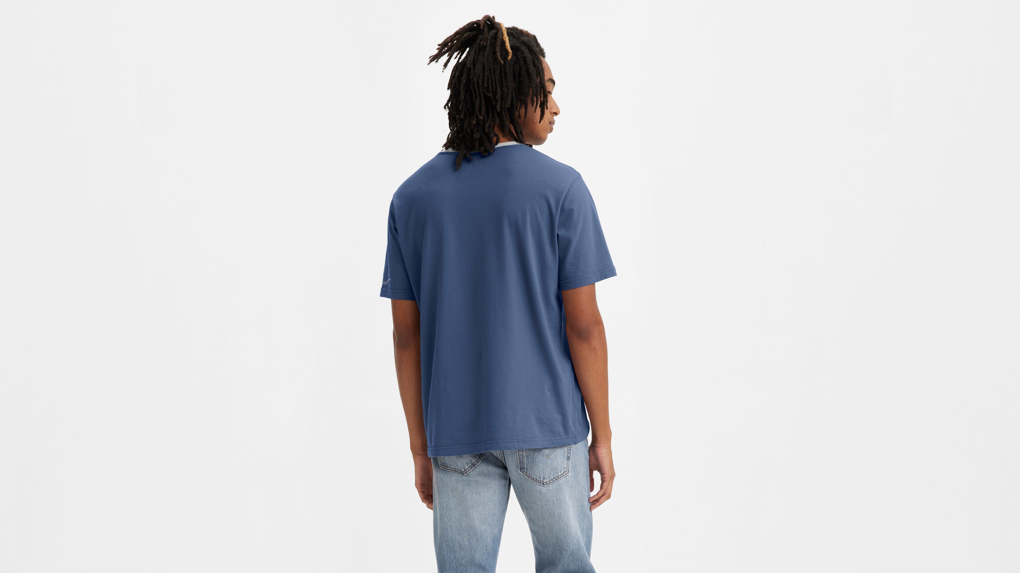 Relaxed Fit Short Sleeve Graphic Tee - Blue | Levi's® IS