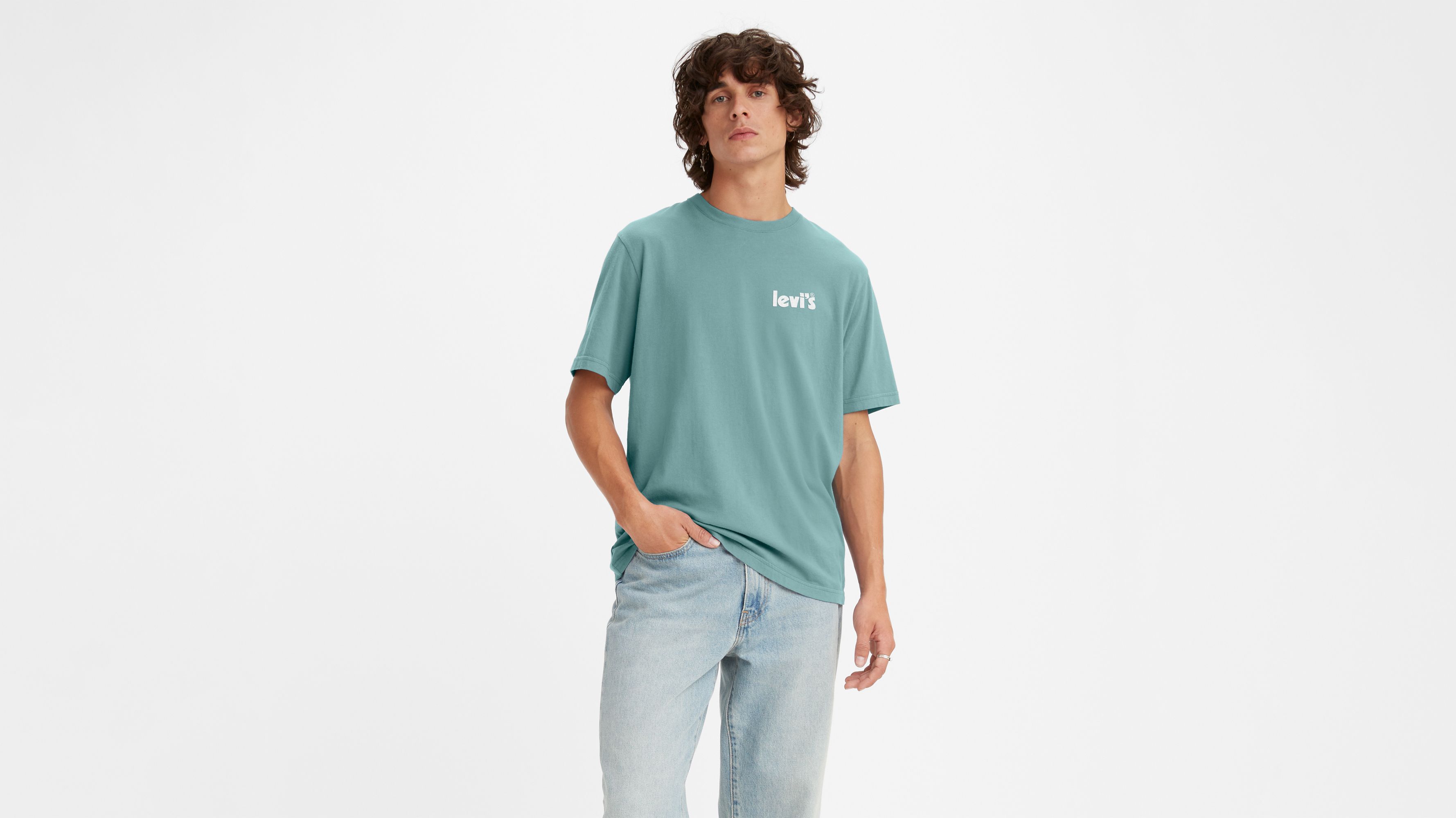 Relaxed Fit Tee - Blue | Levi's® AD