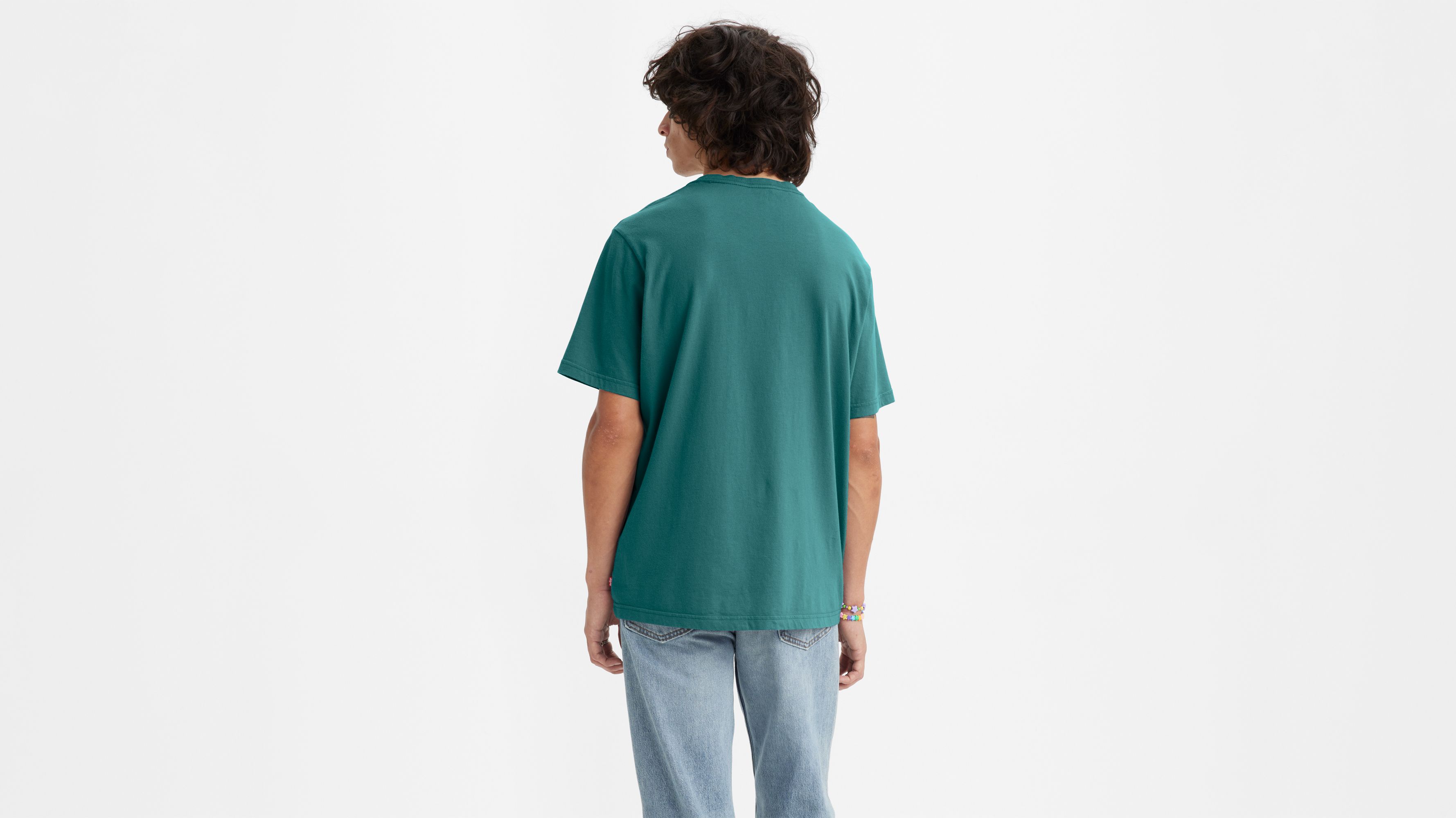 Relaxed Fit Tee - Green | Levi's® IE