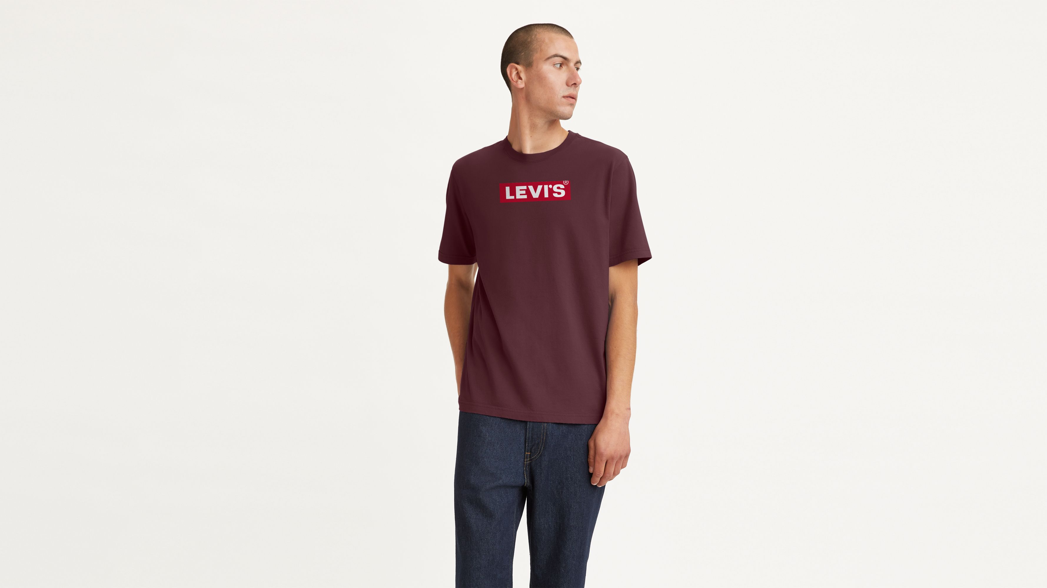 Relaxed Fit Tee - Red | Levi's® HU