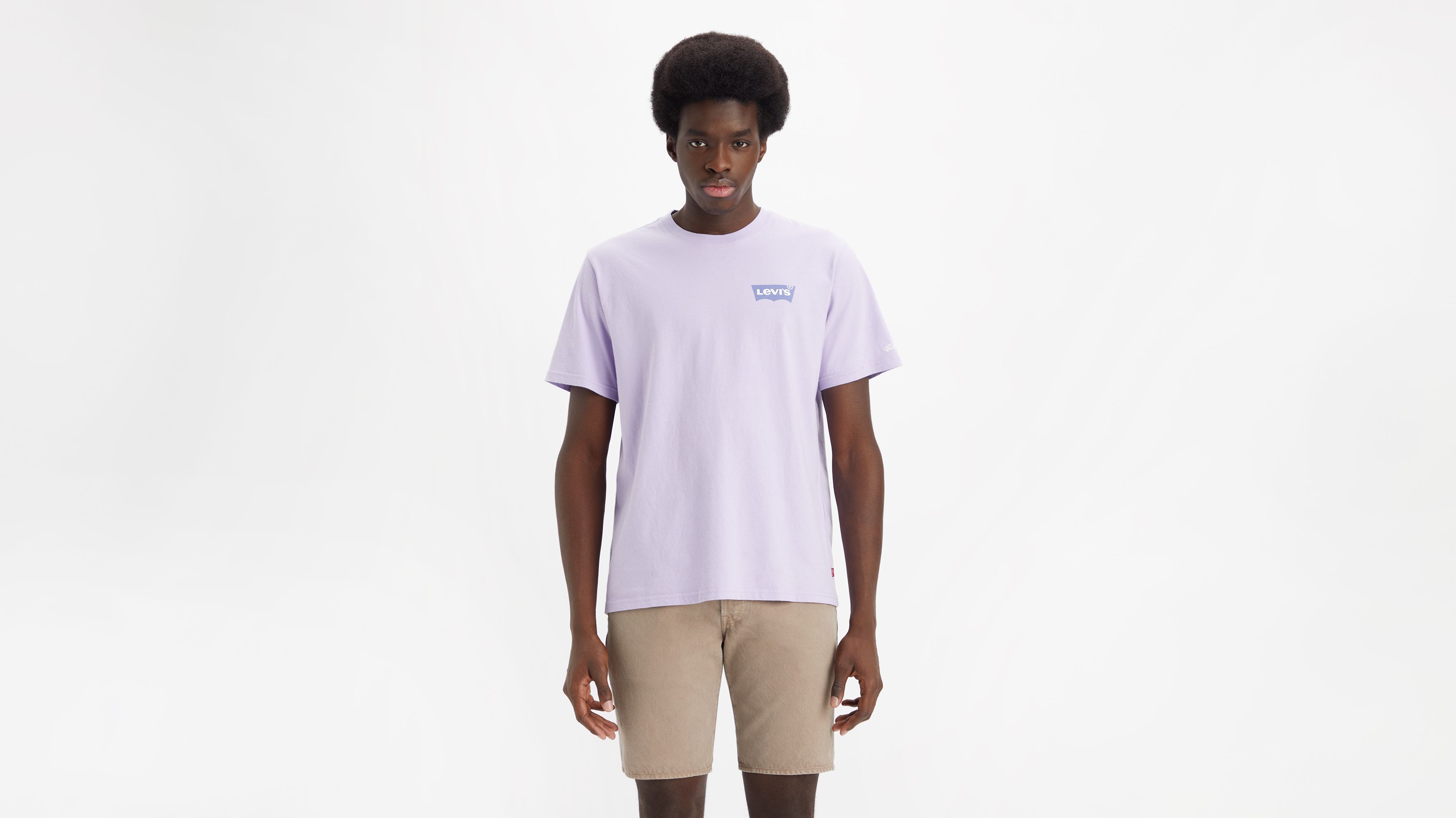 Relaxed Fit Graphic Tee - Purple | Levi's® GB