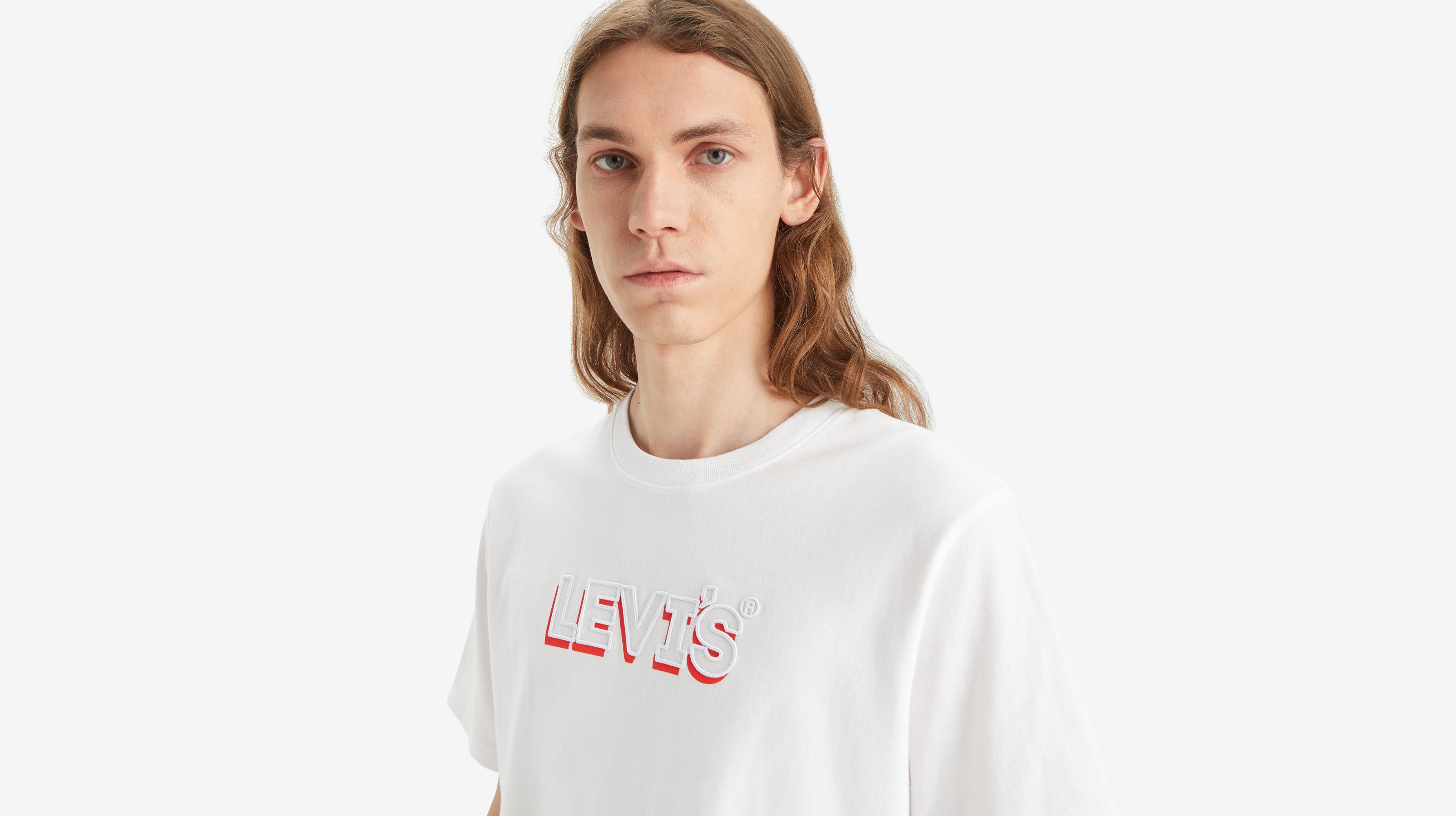 Camiseta Estampada Con Fit Holgado - Blanco | Levi's® ES