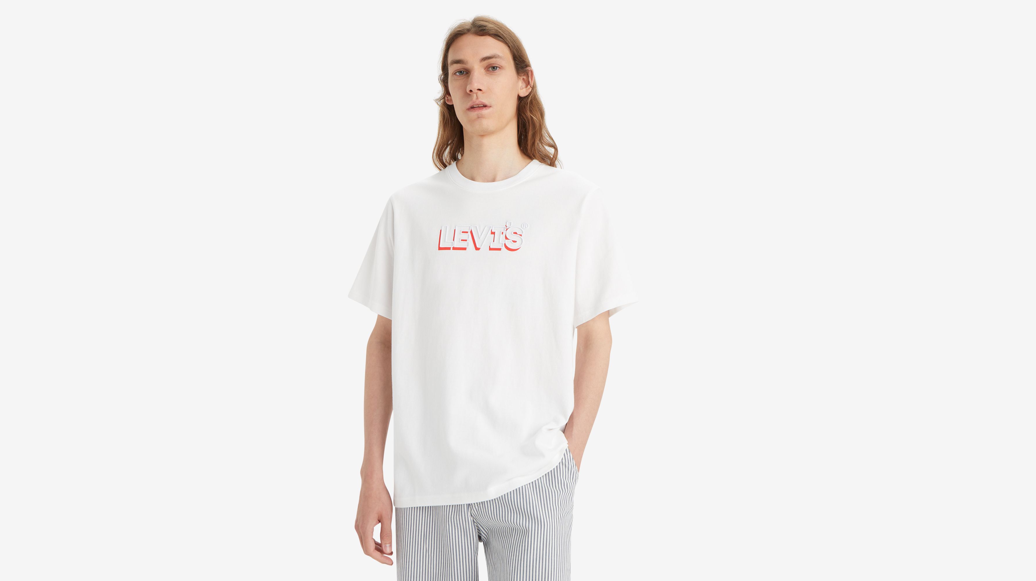 Camiseta Estampada Con Fit Holgado - Blanco | Levi's® ES