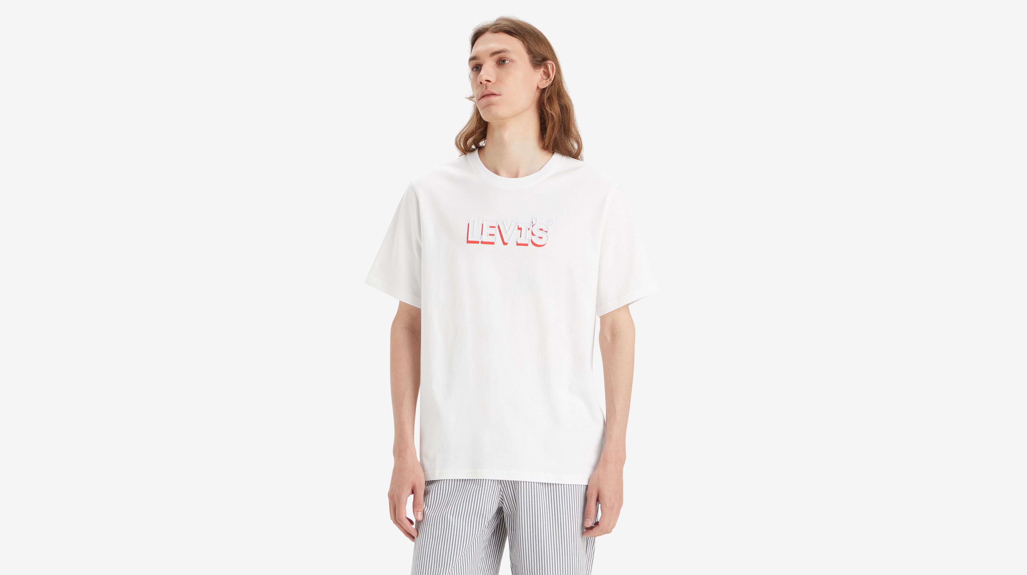 Camiseta Estampada Con Fit Holgado - Blanco | Levi's® ES