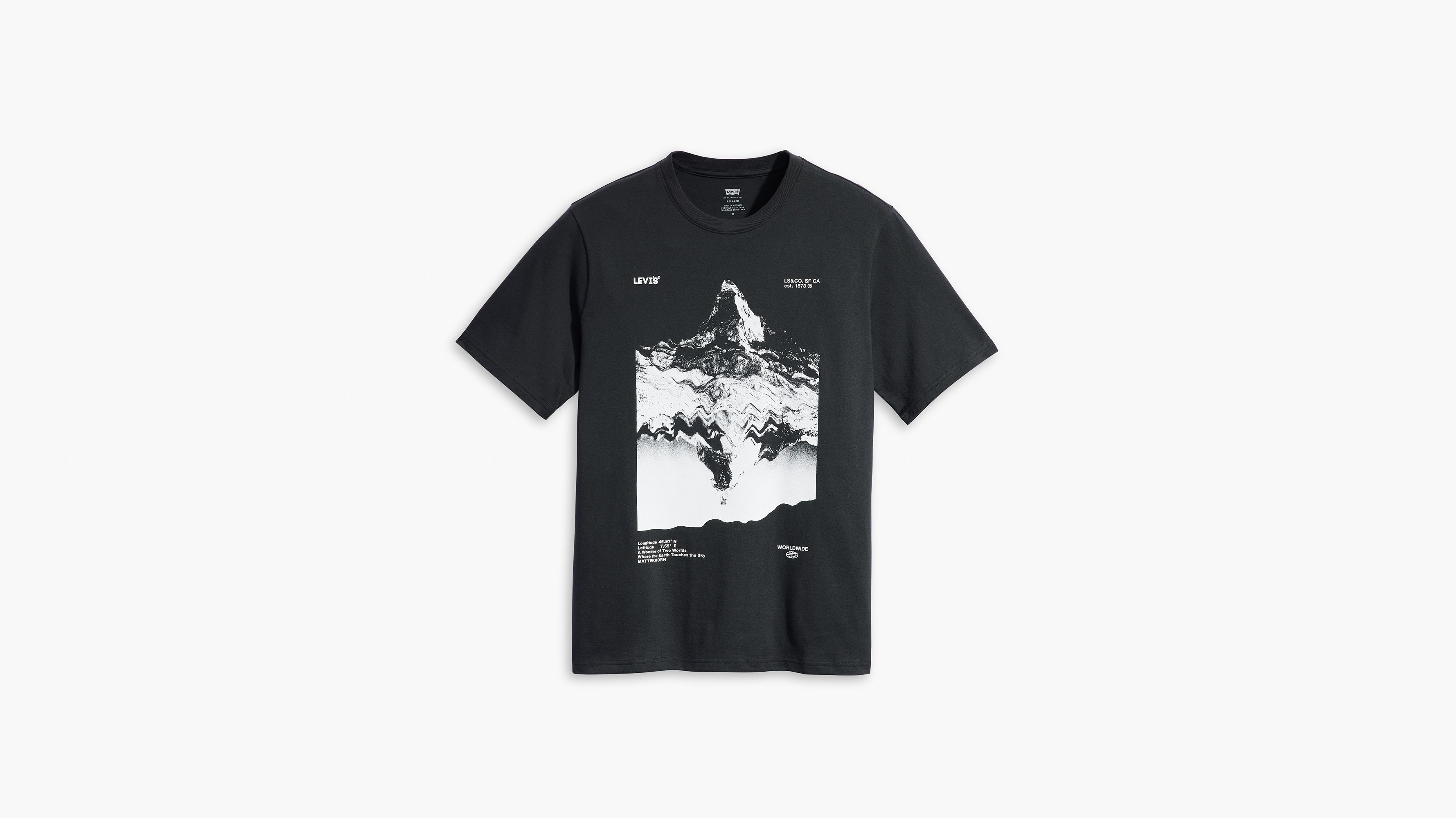 Relaxed Fit Short Sleeve Graphic T-shirt - Black | Levi's® US