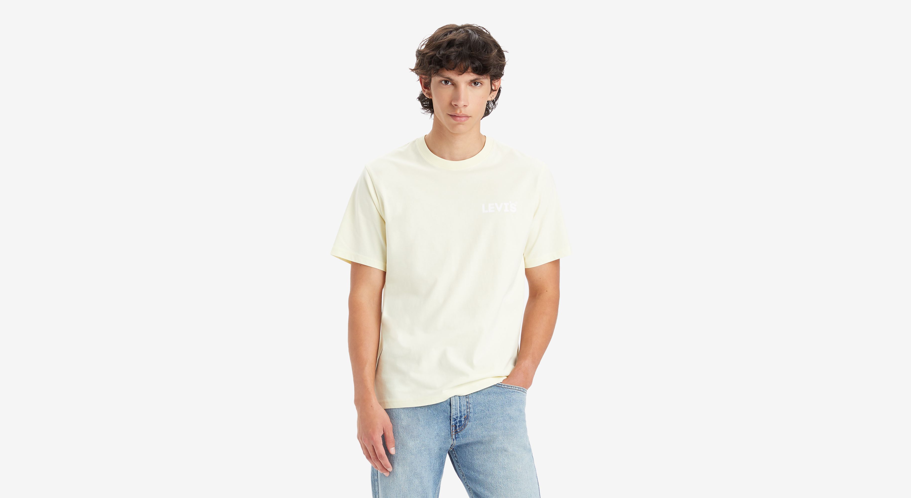 Relaxed Fit Graphic Tee - Yellow | Levi's® NO