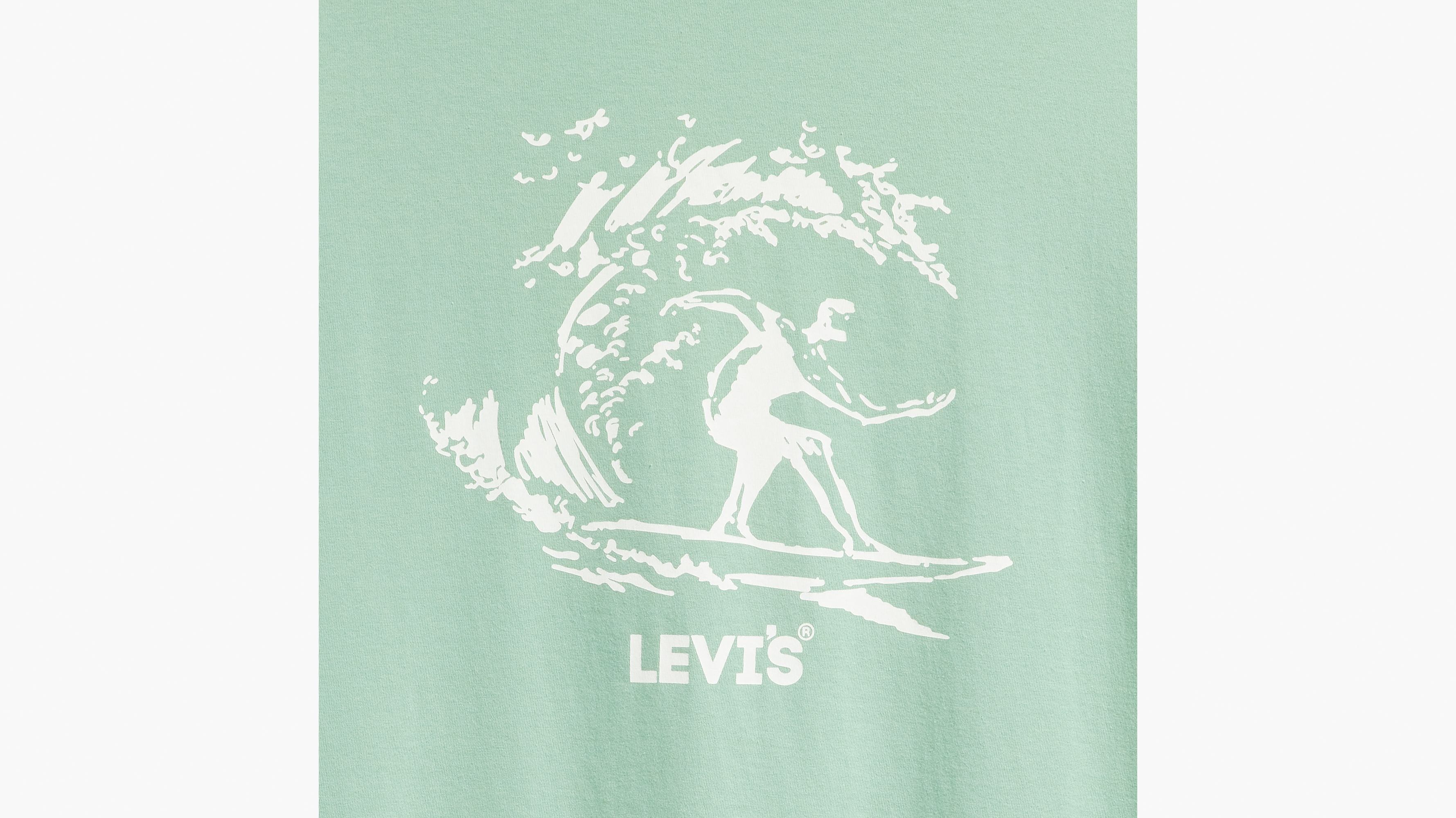 Relaxed Fit Graphic Tee - Green | Levi's® NO