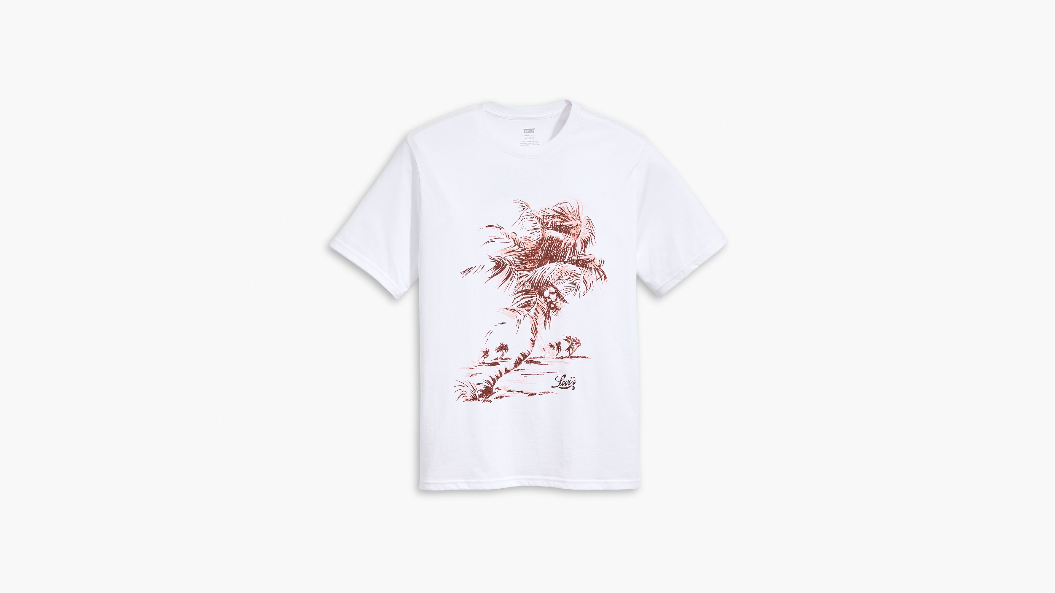 Relaxed Fit Graphic Tee - White | Levi's® NO