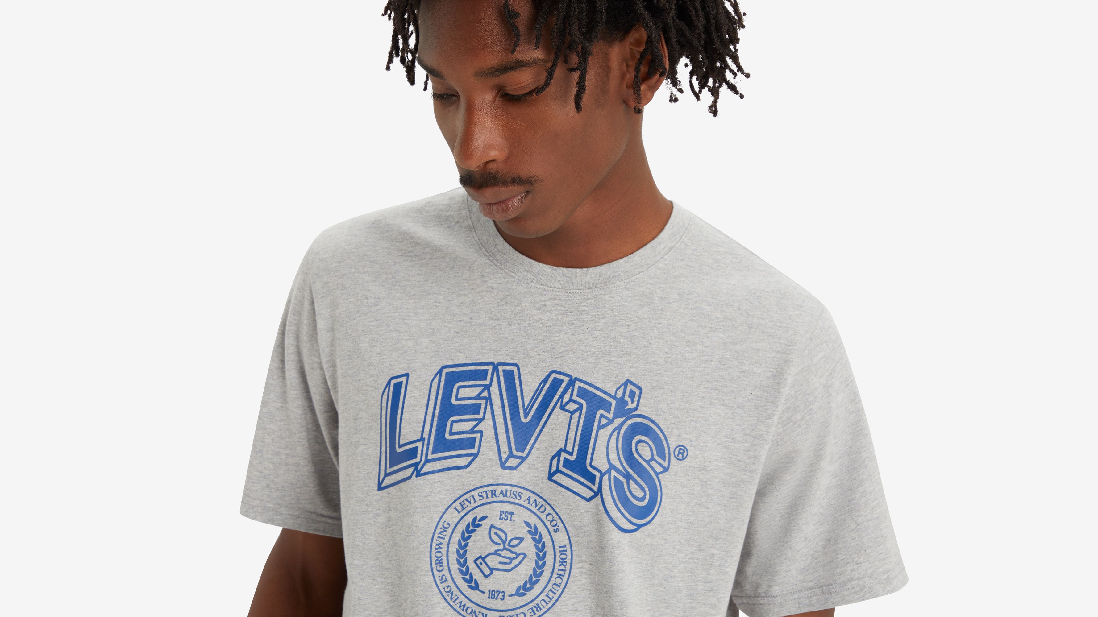 Relaxed Fit Short Sleeve Graphic T-shirt - Grey | Levi's® US