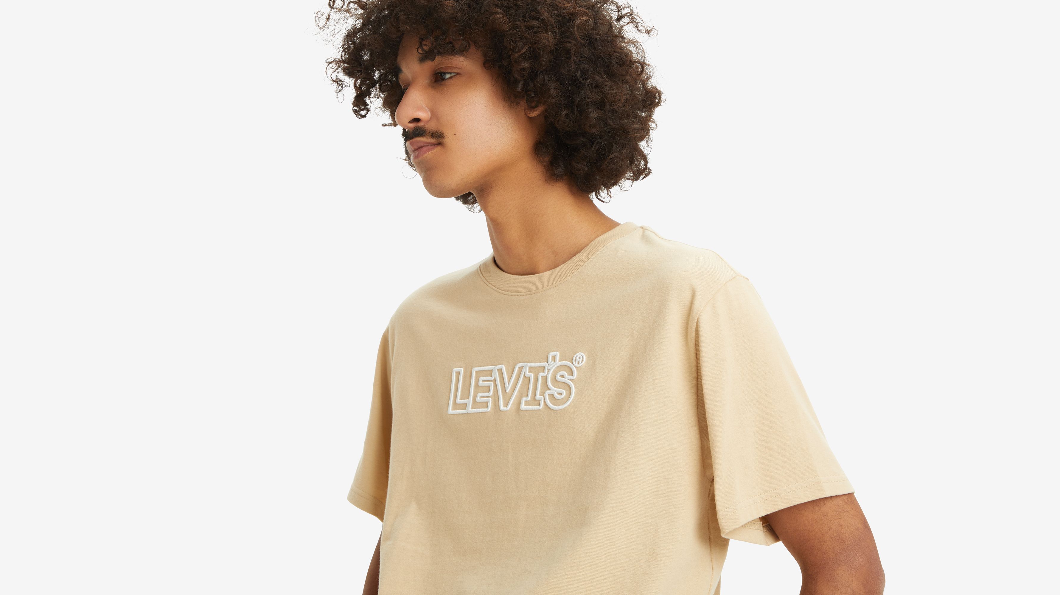 Relaxed Fit Graphic Tee - Beige | Levi's® GR
