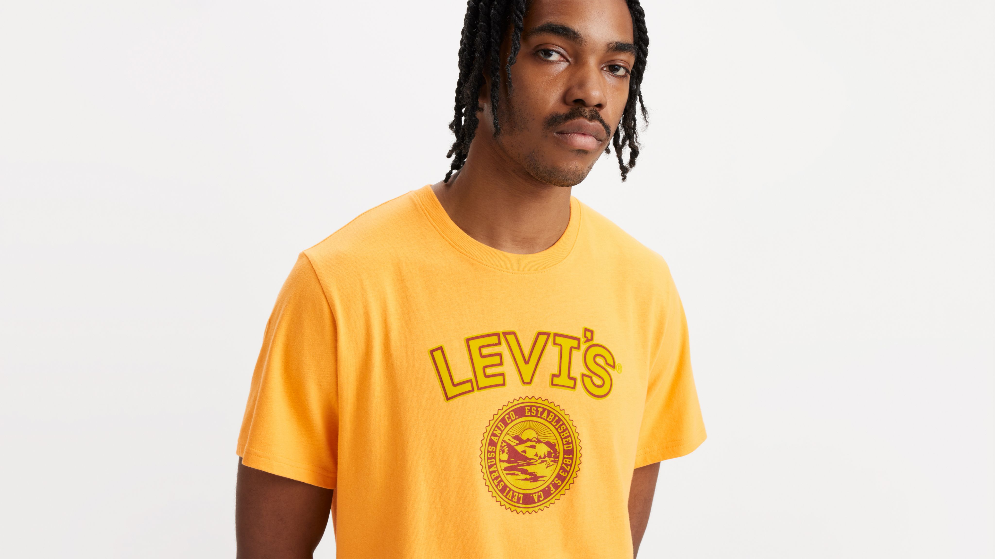 Relaxed Fit Tee - Orange | Levi's® SE