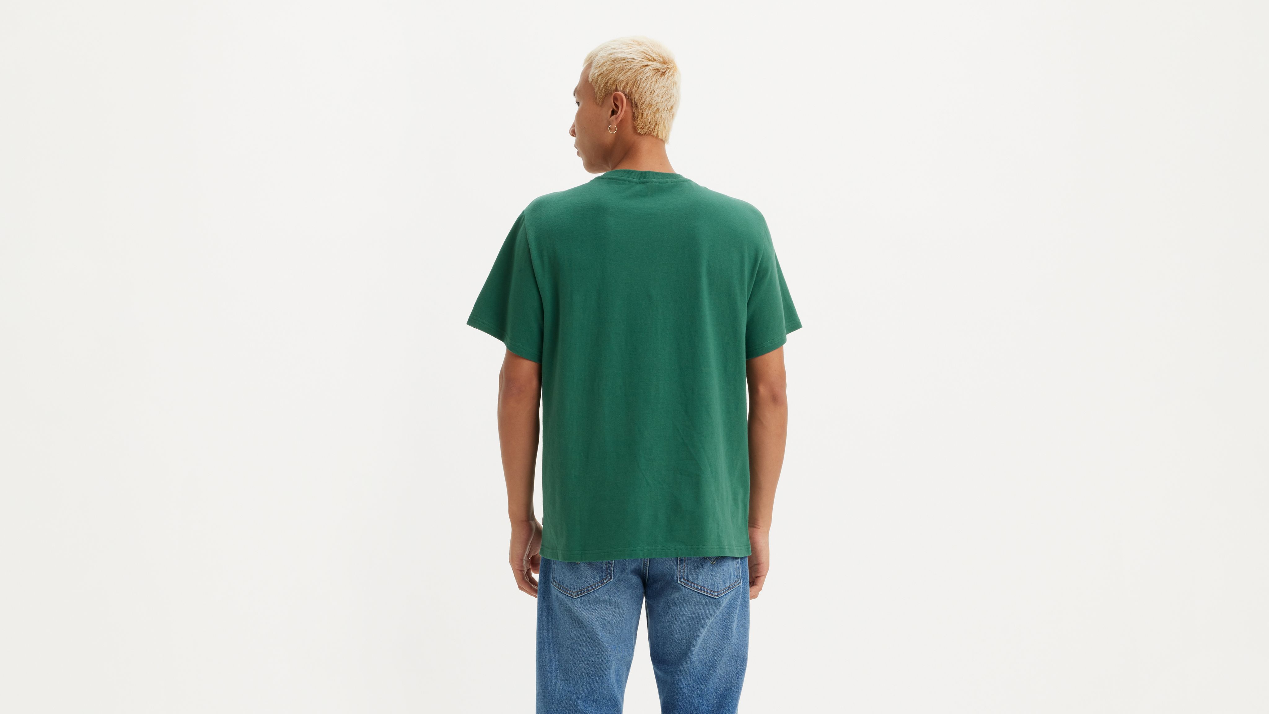 Relaxed Fit Graphic Tee - Green | Levi's® IE